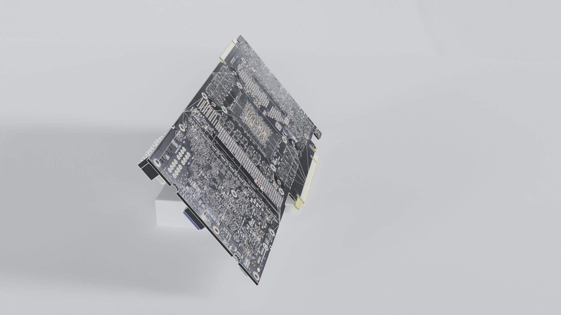 NVIDIA GeForce RTX 2080 graphics card GPU - no heatsink 3D model | CGTrader