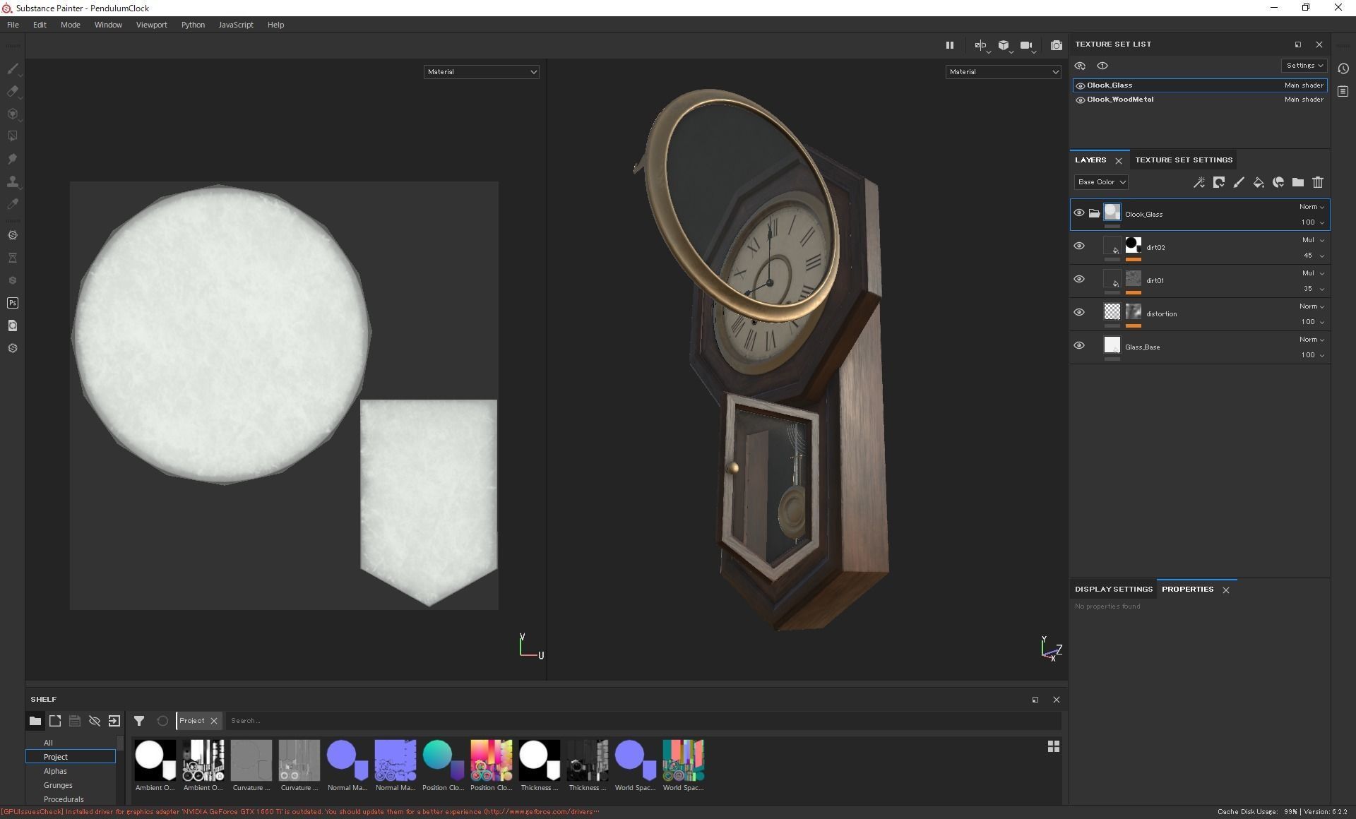 Pendulum Clock 3D model | CGTrader