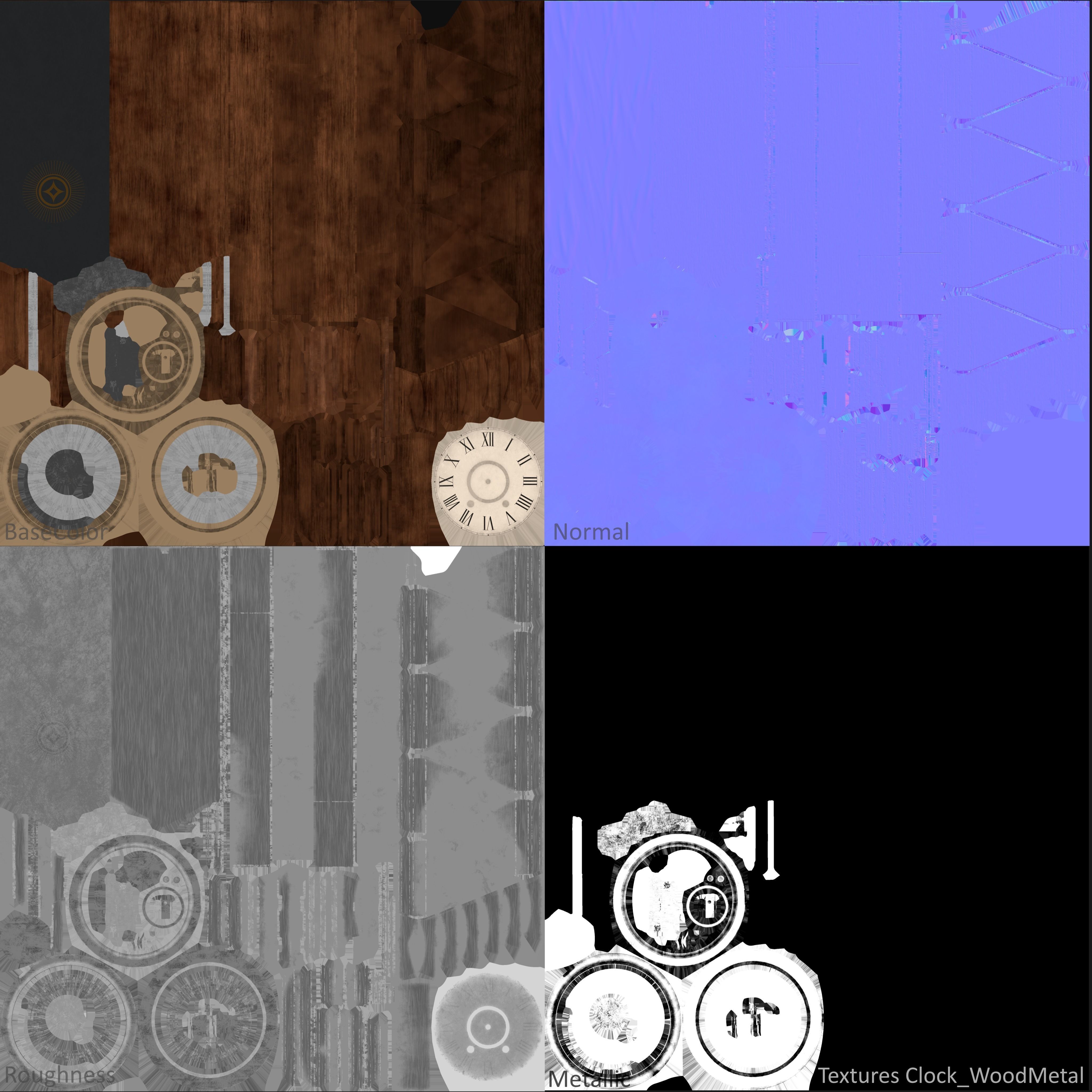 Pendulum Clock 3D model | CGTrader