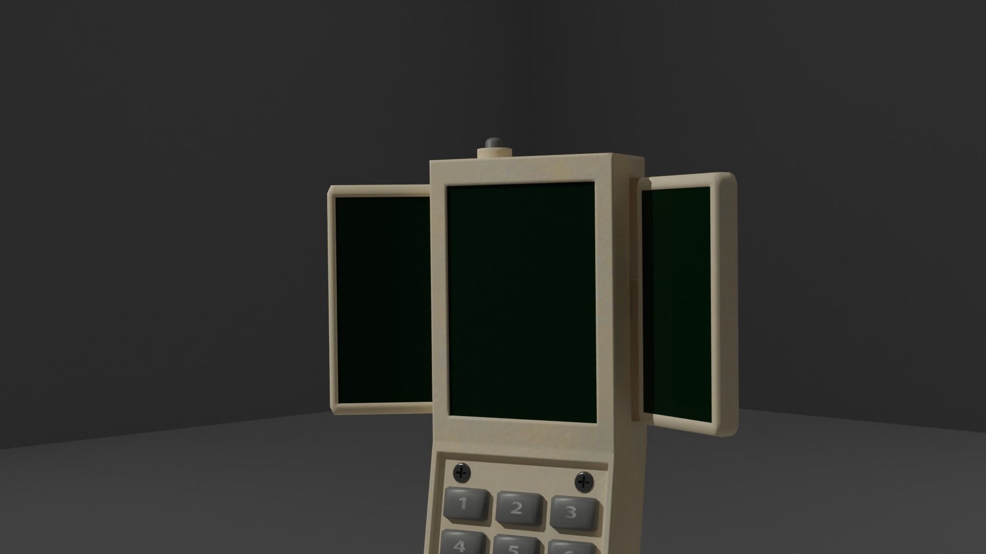 3D model Retro Sci-Fi Phone VR / AR / low-poly | CGTrader