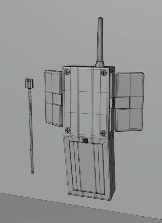 3D model Retro Sci-Fi Phone VR / AR / low-poly | CGTrader