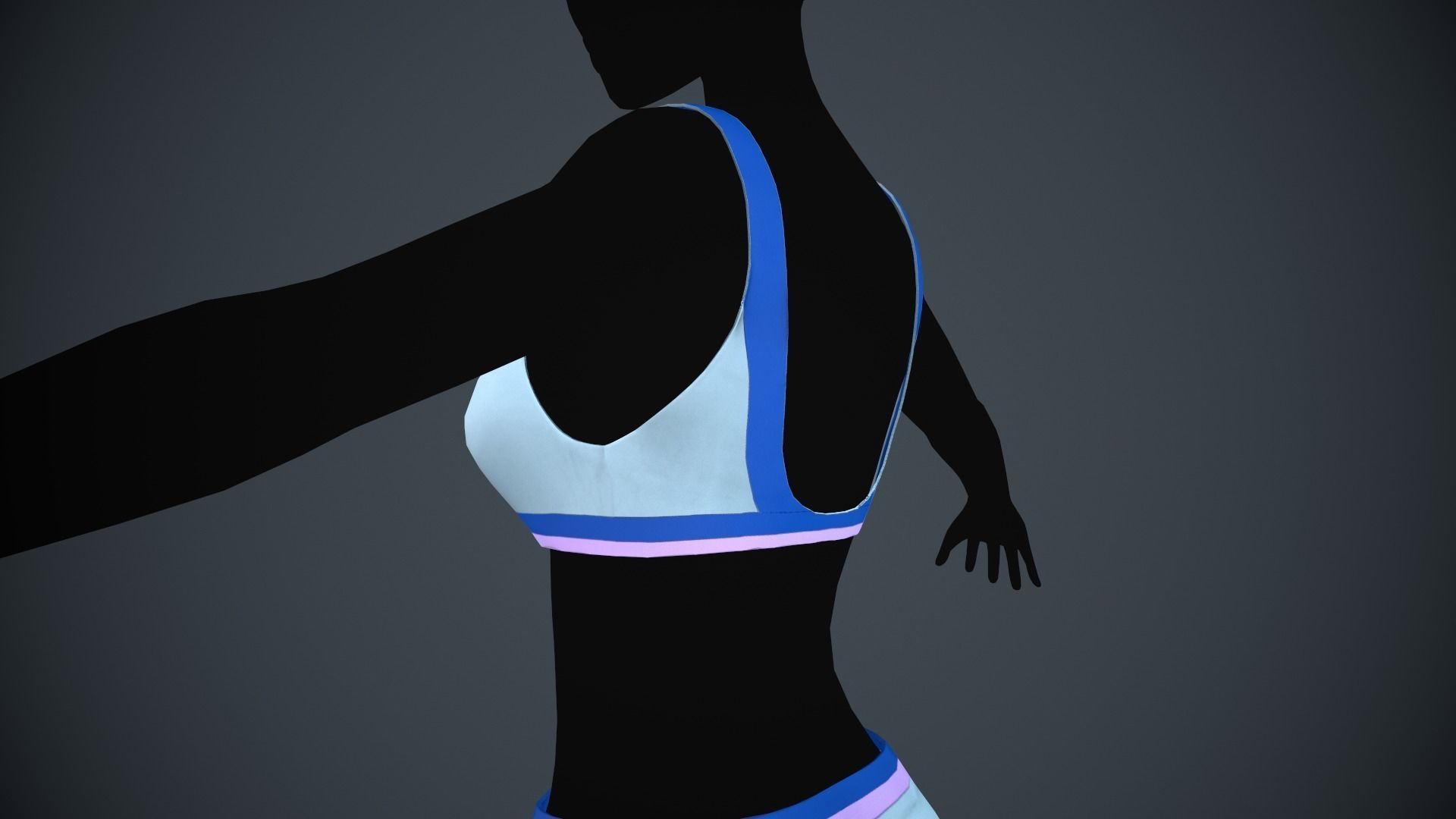3D model Female Bra and Underwear VR / AR / low-poly | CGTrader