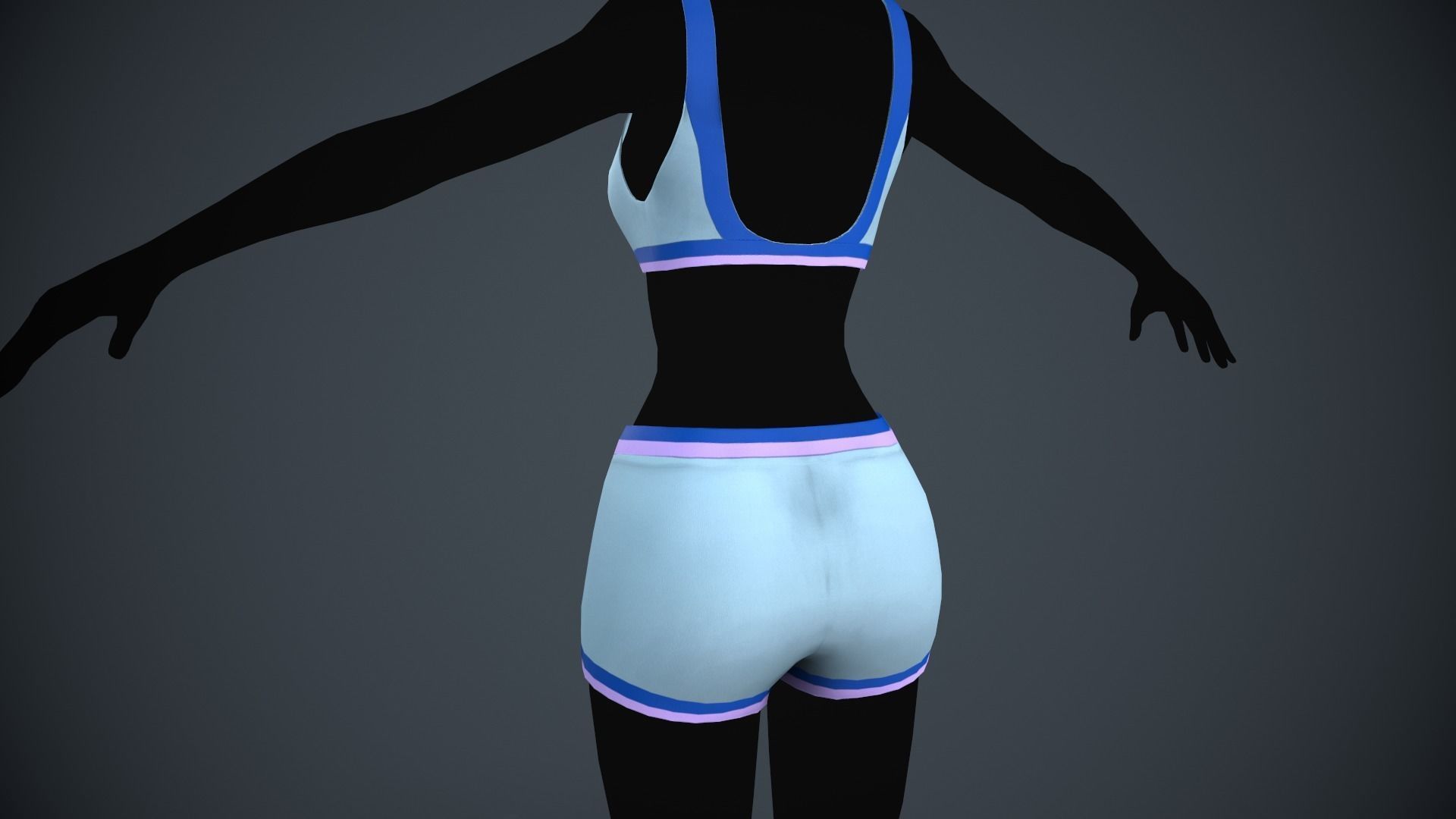 3D model Female Bra and Underwear VR / AR / low-poly | CGTrader