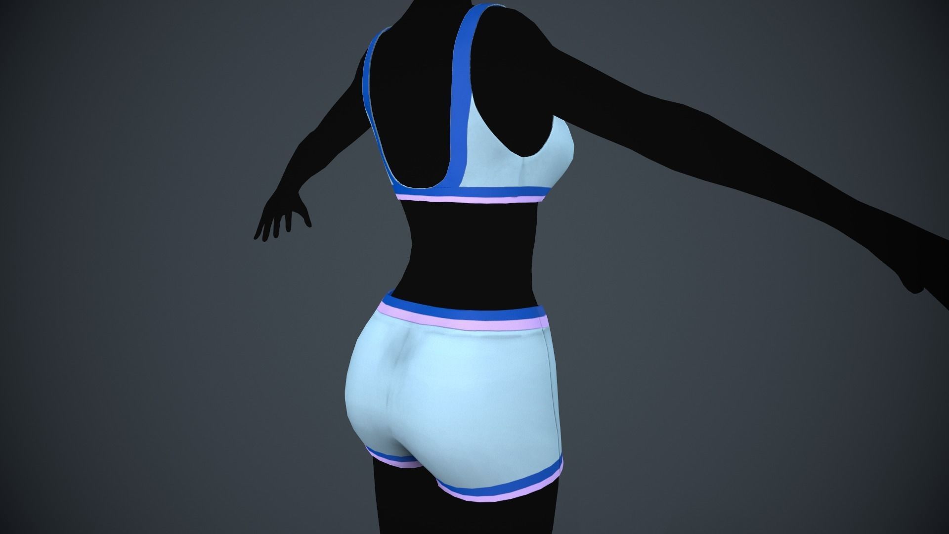 3D model Female Bra and Underwear VR / AR / low-poly | CGTrader