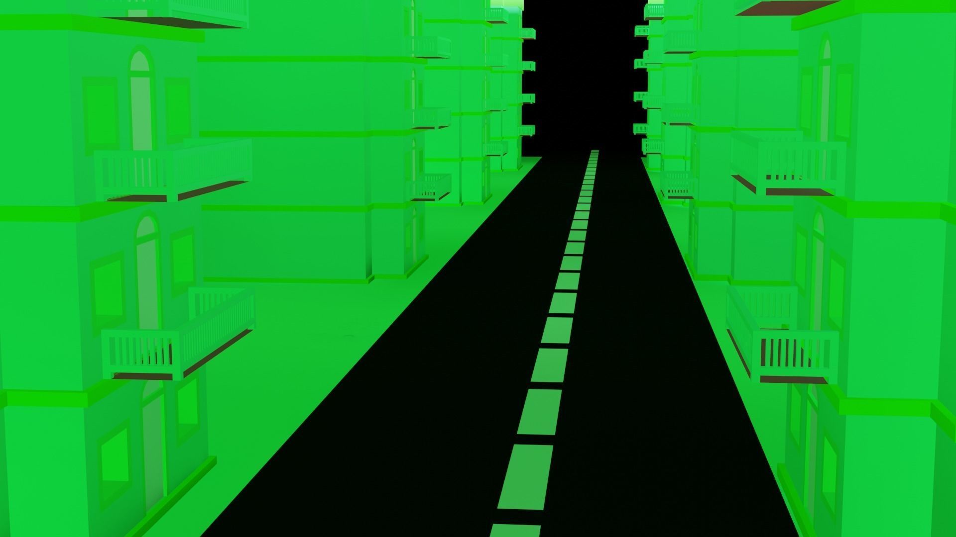 City and house modal free 3D model | CGTrader