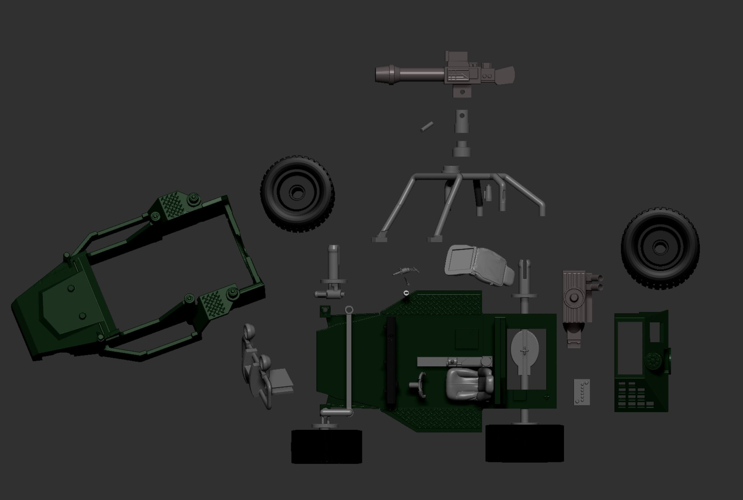 awe striker concept free 3D model 3D printable | CGTrader