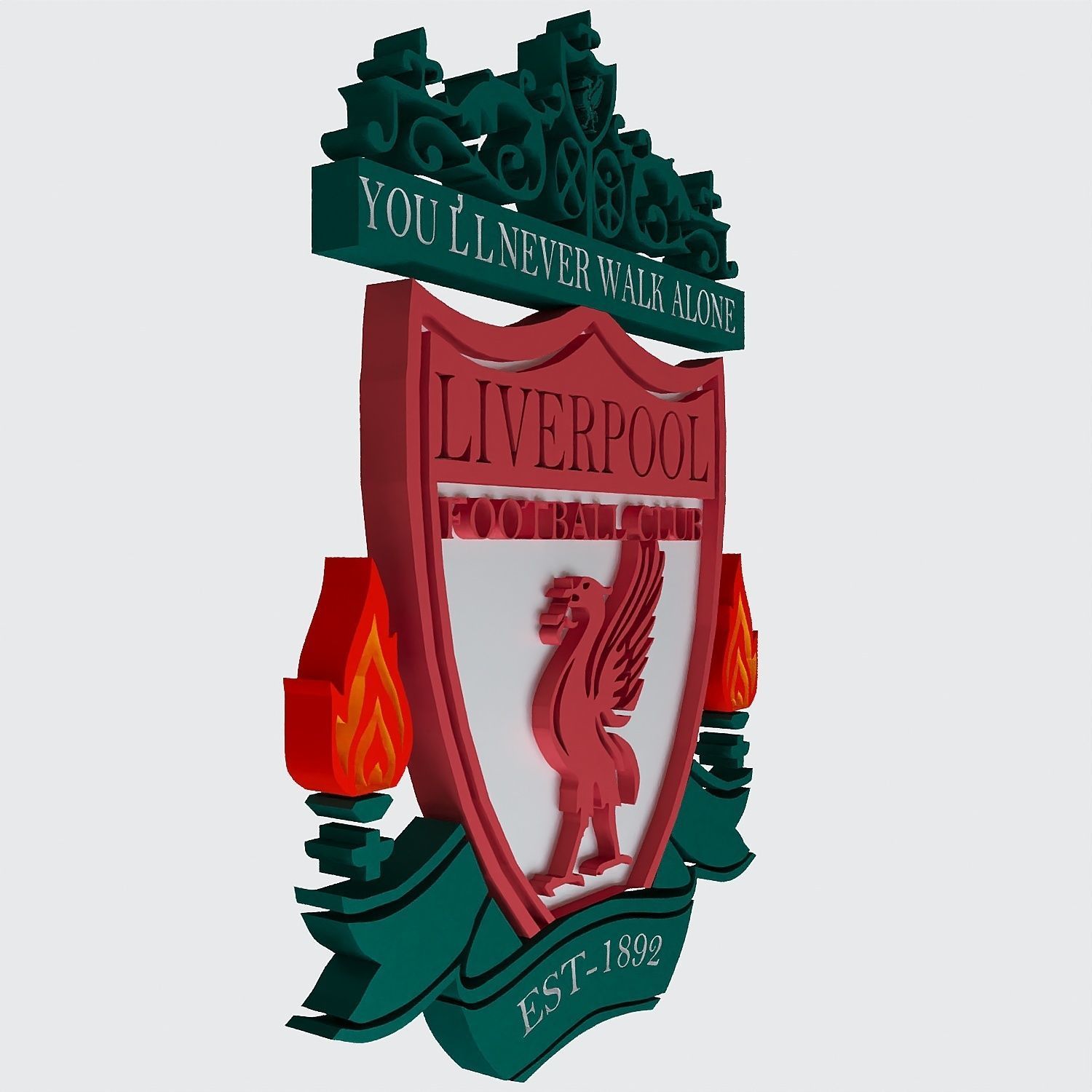 fc LIVERPOOL football club 3D model 3D printable | CGTrader