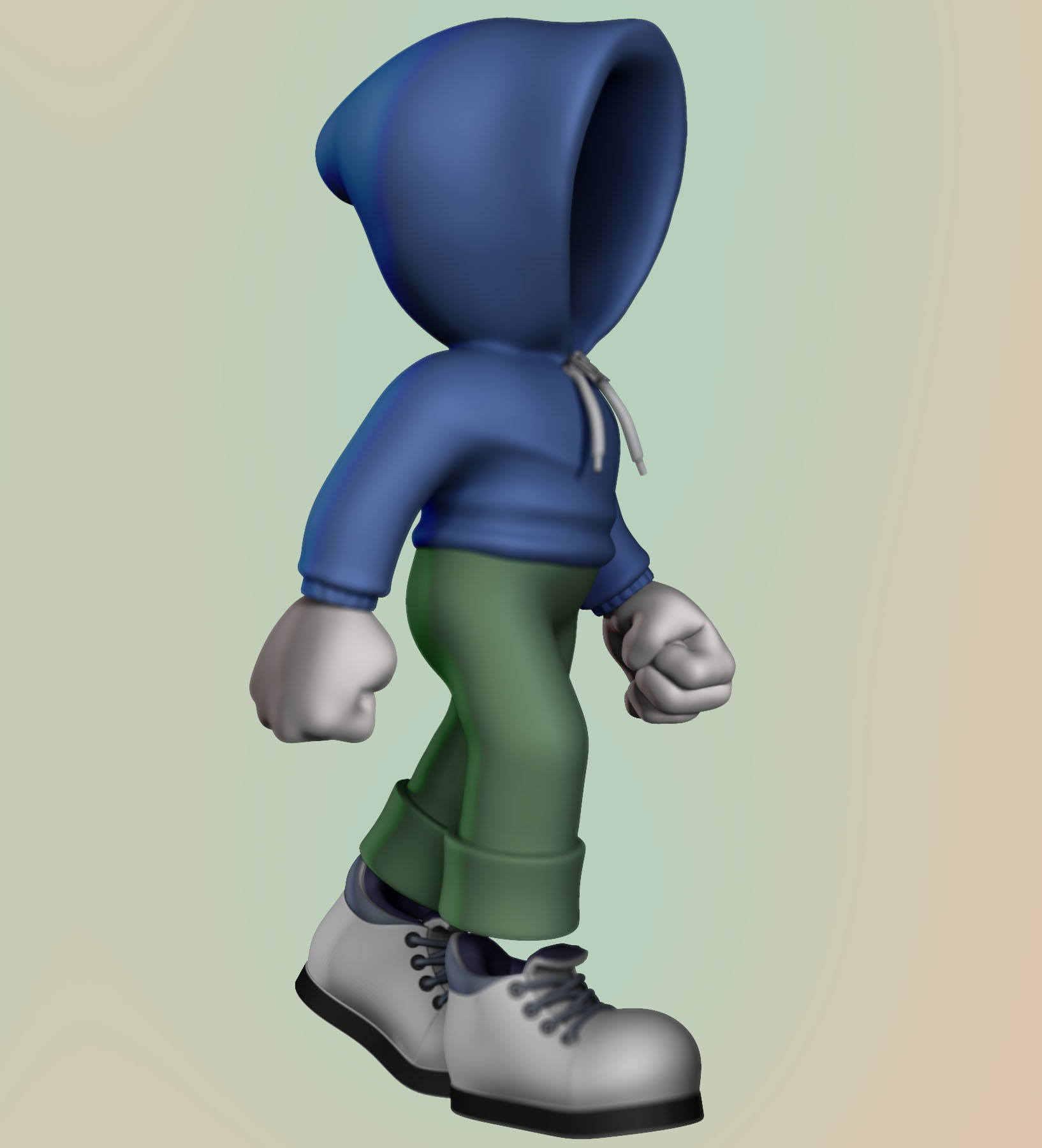 Invisible Man - Cartoon 3D model 3D printable | CGTrader