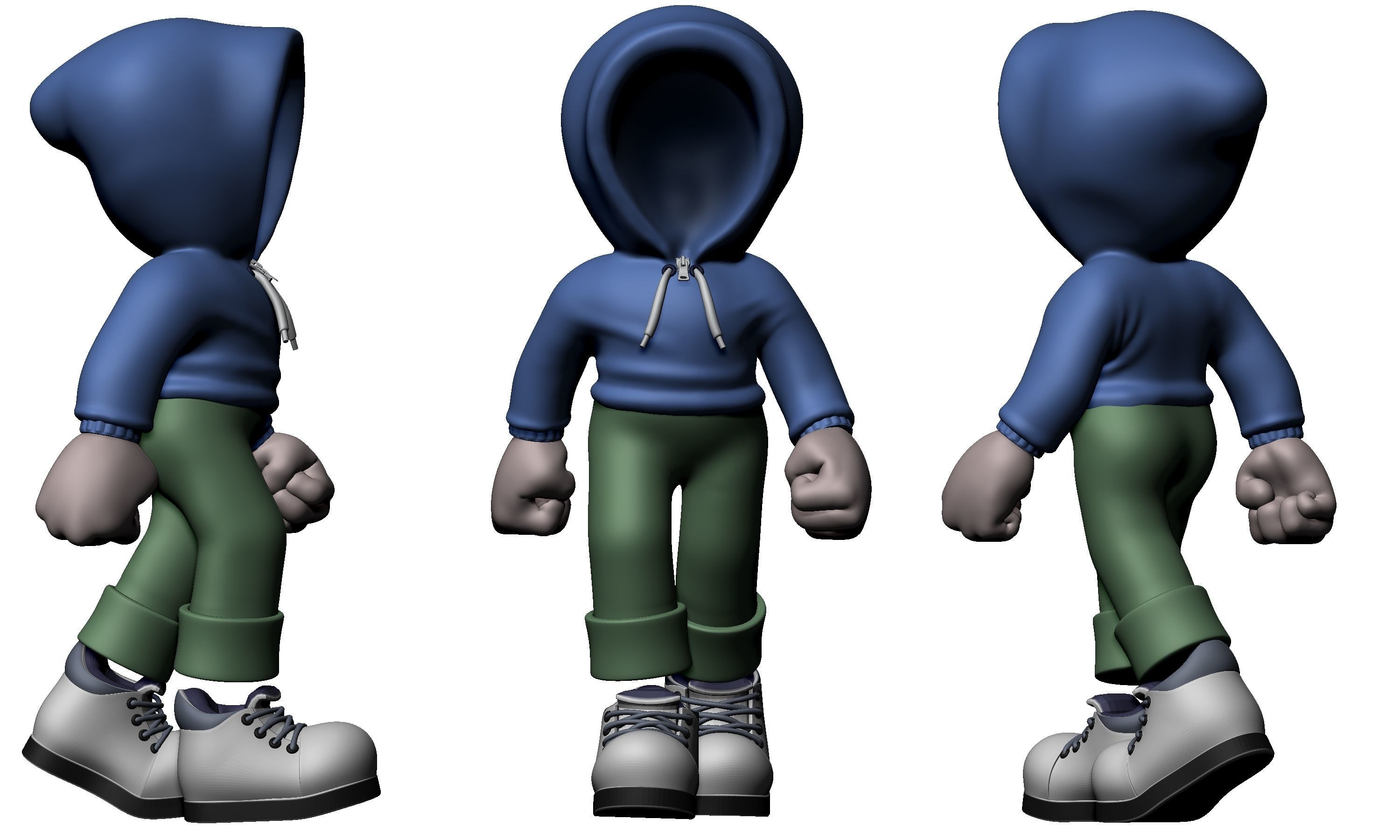 Invisible Man - Cartoon 3D model 3D printable | CGTrader