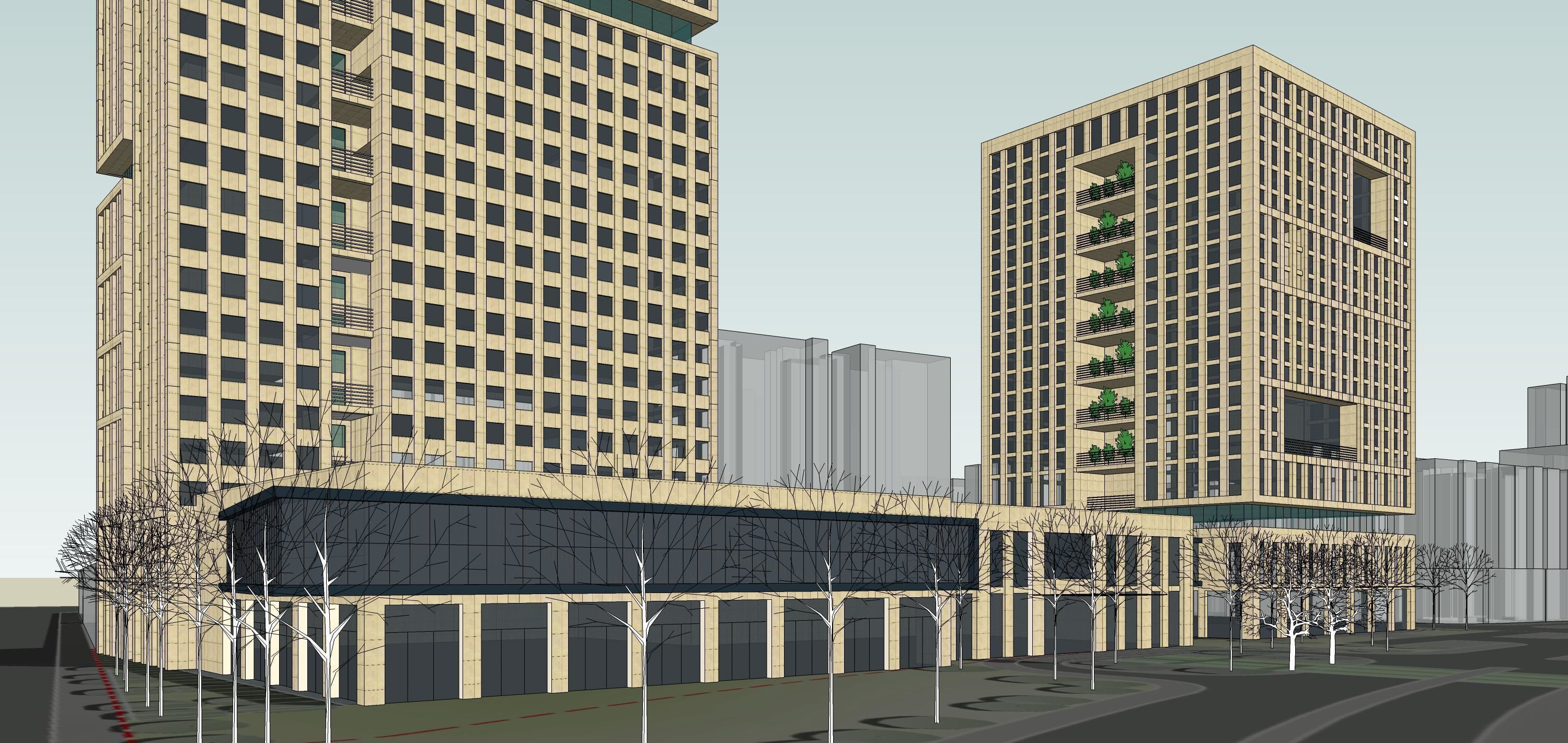 Sketchup Office building P3 3D model | CGTrader