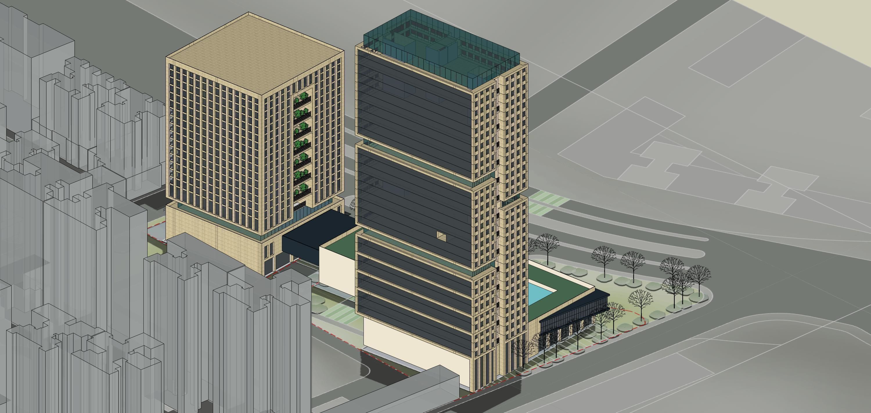 Sketchup Office building P3 3D model | CGTrader