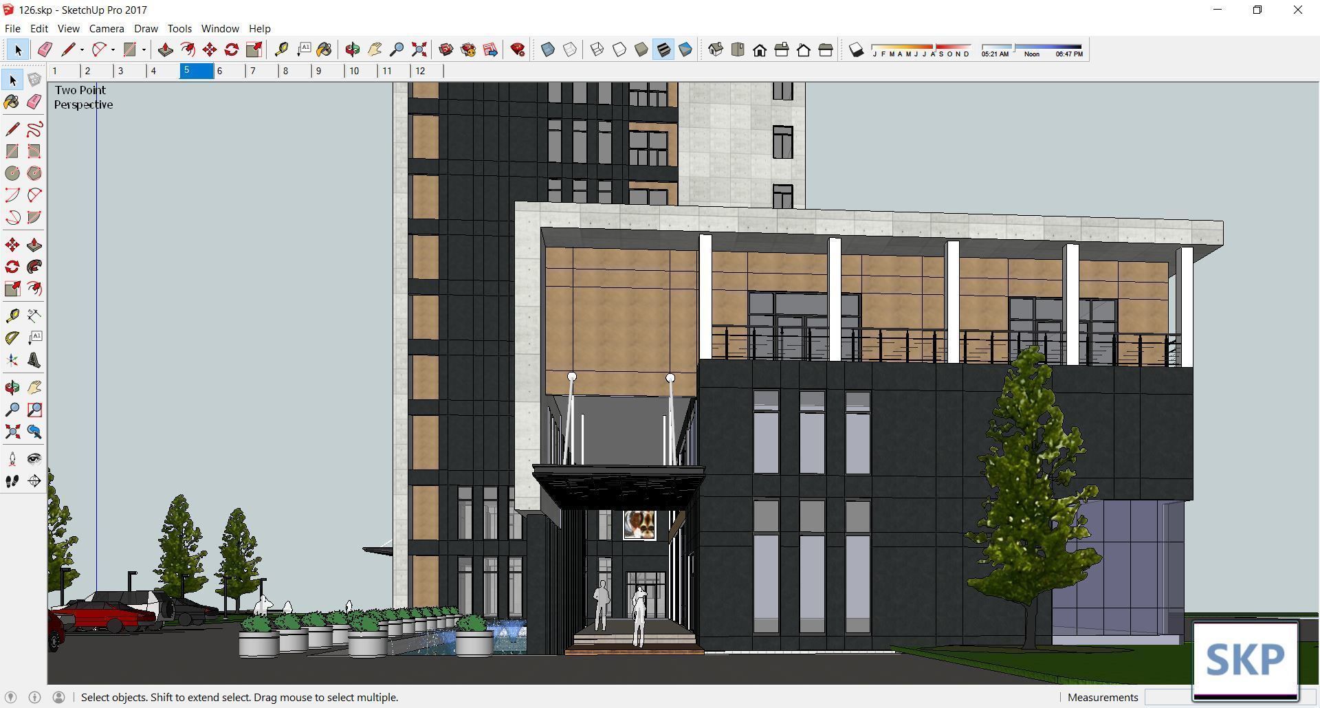 Sketchup Office building 126 3D model | CGTrader