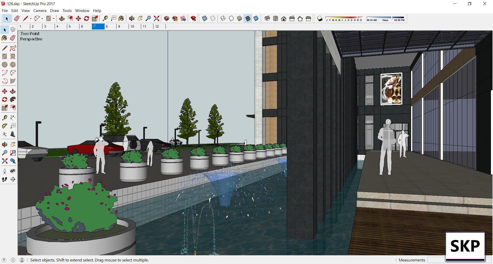 Sketchup Office building 126 3D model | CGTrader