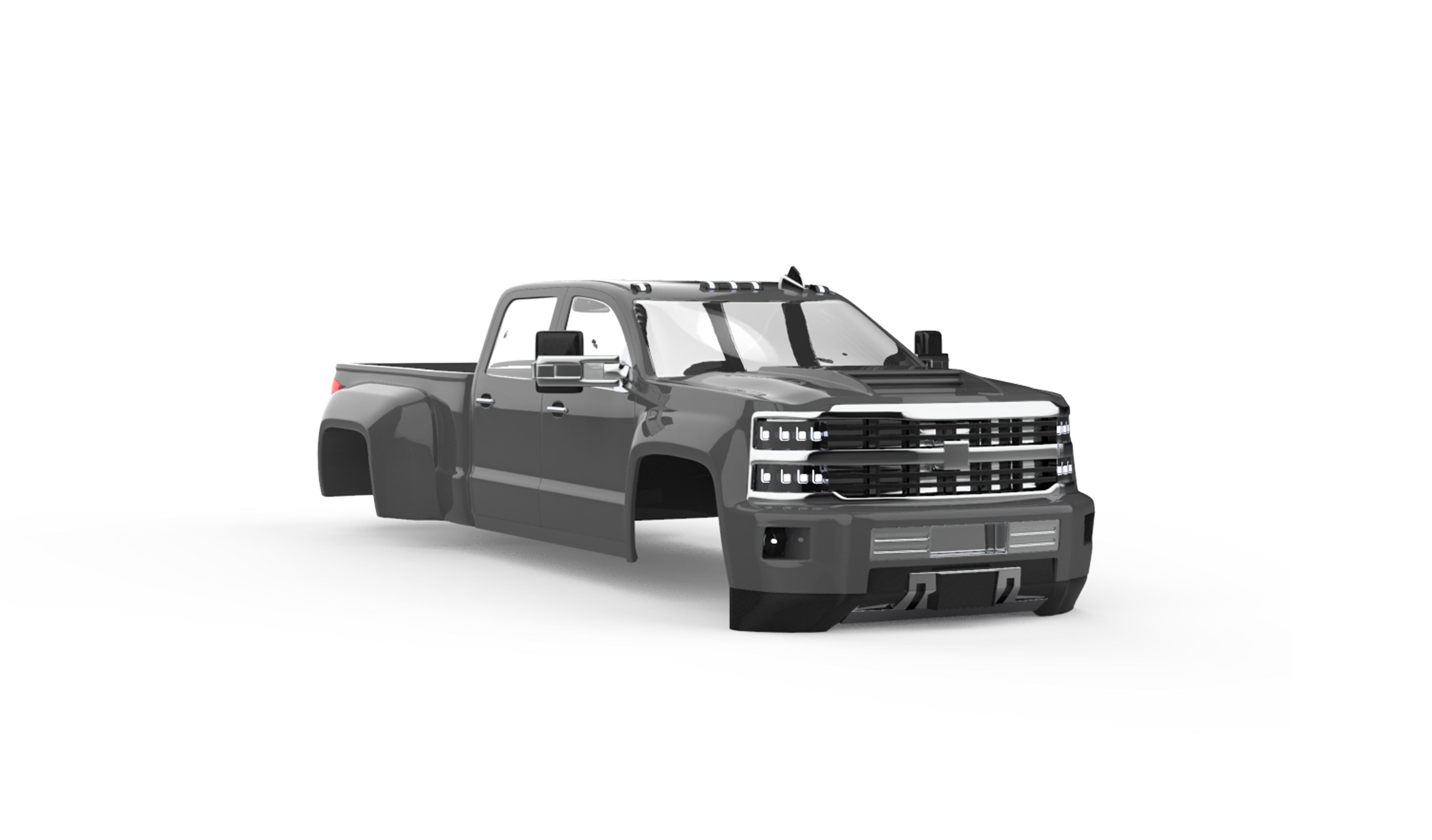2018 Chevy Silverado 3500 3D model 3D printable | CGTrader