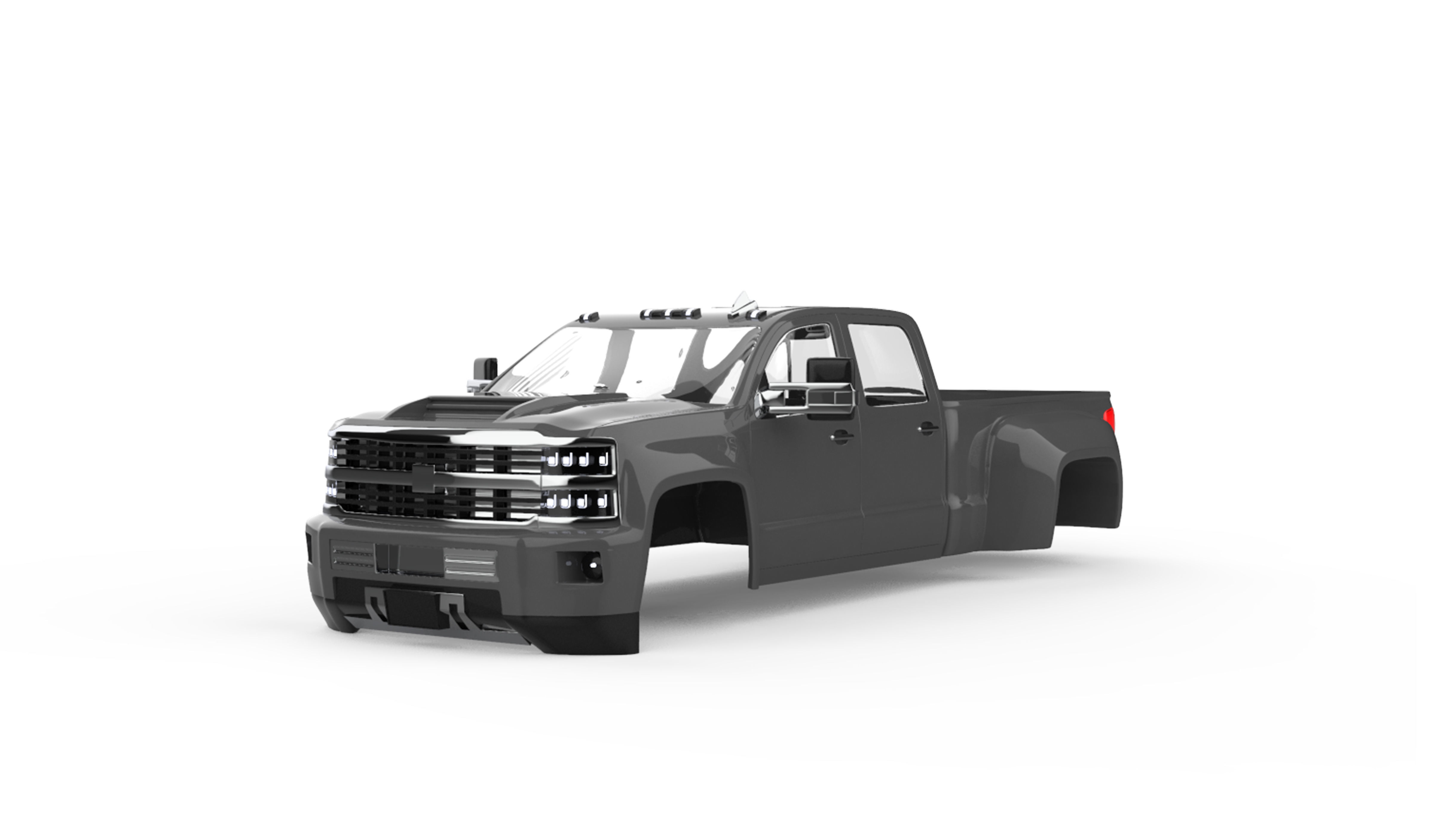 2018 Chevy Silverado 3500 3D model 3D printable | CGTrader