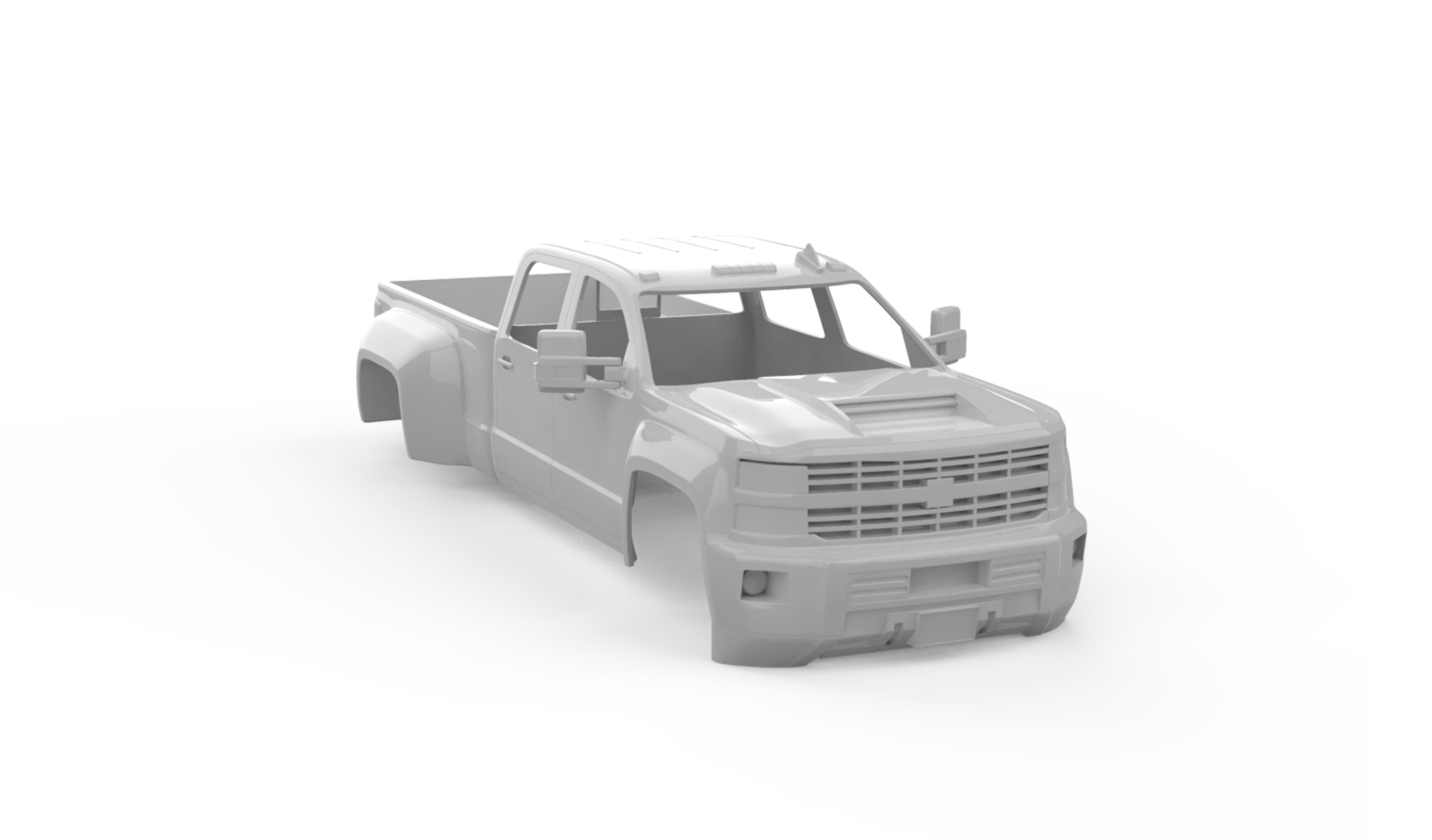 2018 Chevy Silverado 3500 3D model 3D printable | CGTrader