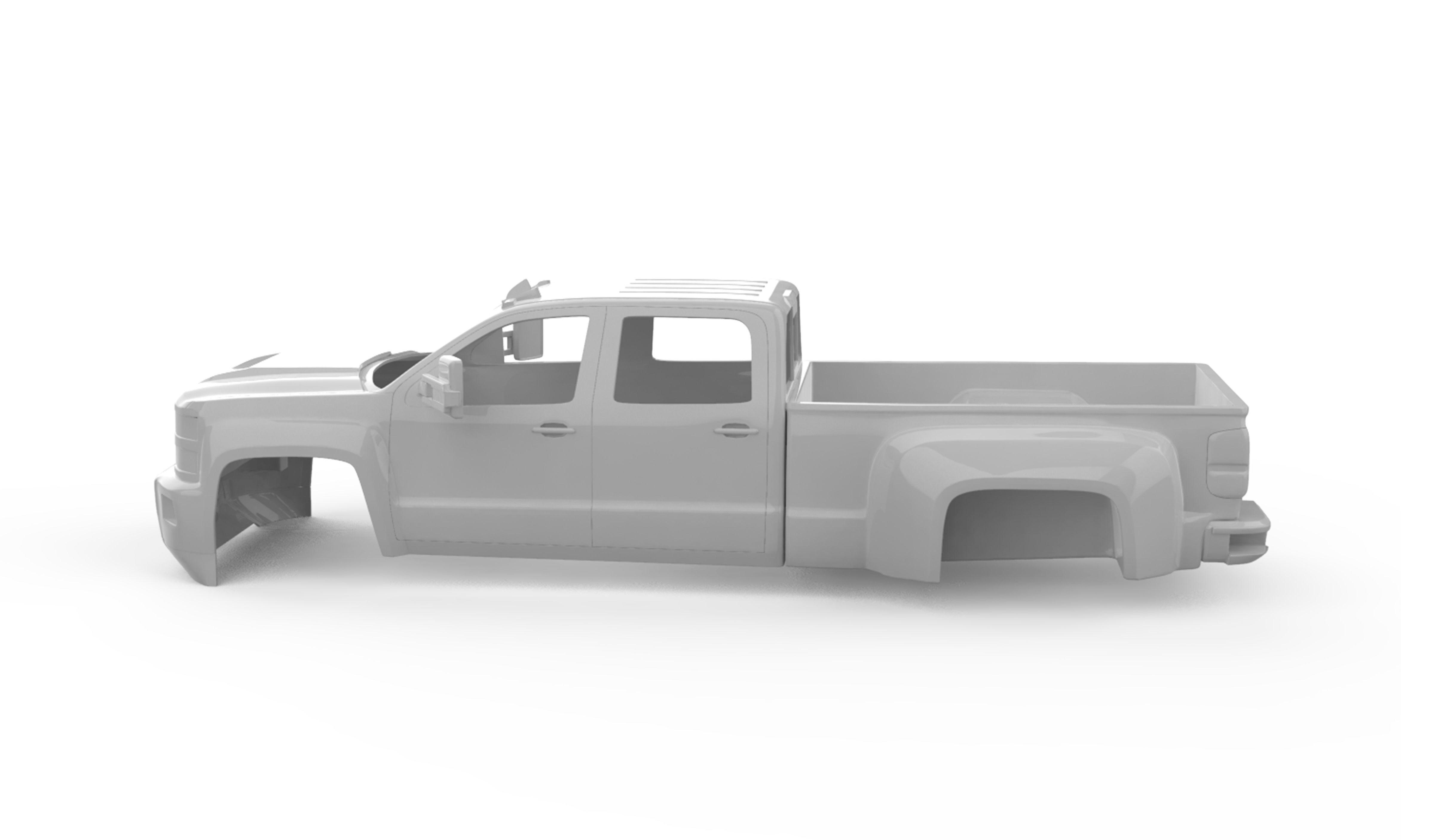 2018 Chevy Silverado 3500 3D model 3D printable | CGTrader