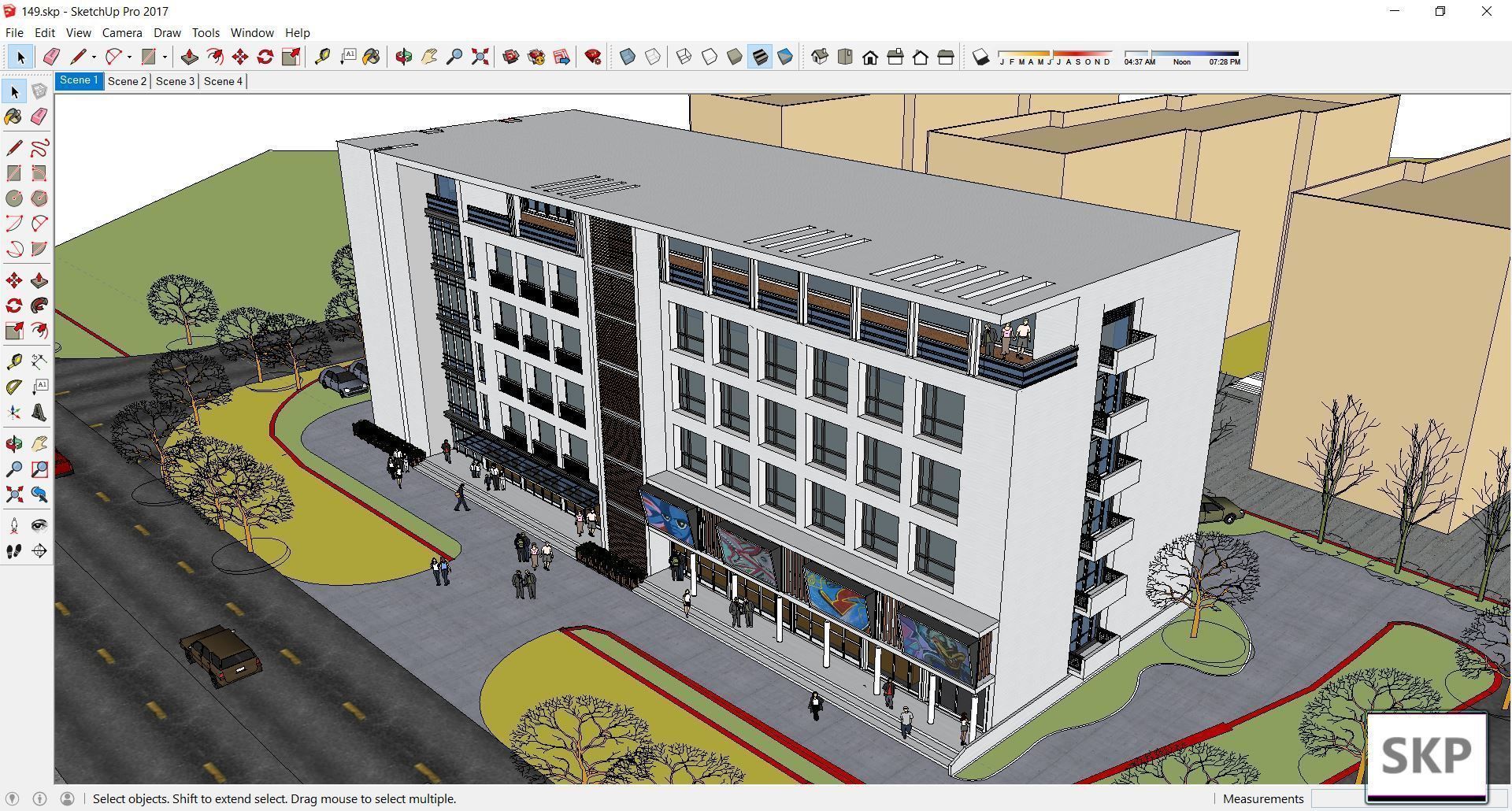 Sketchup Office building 149 3D model | CGTrader