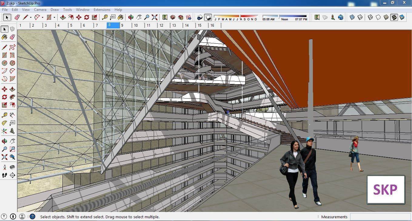 Sketchup Office building 200 3D model | CGTrader