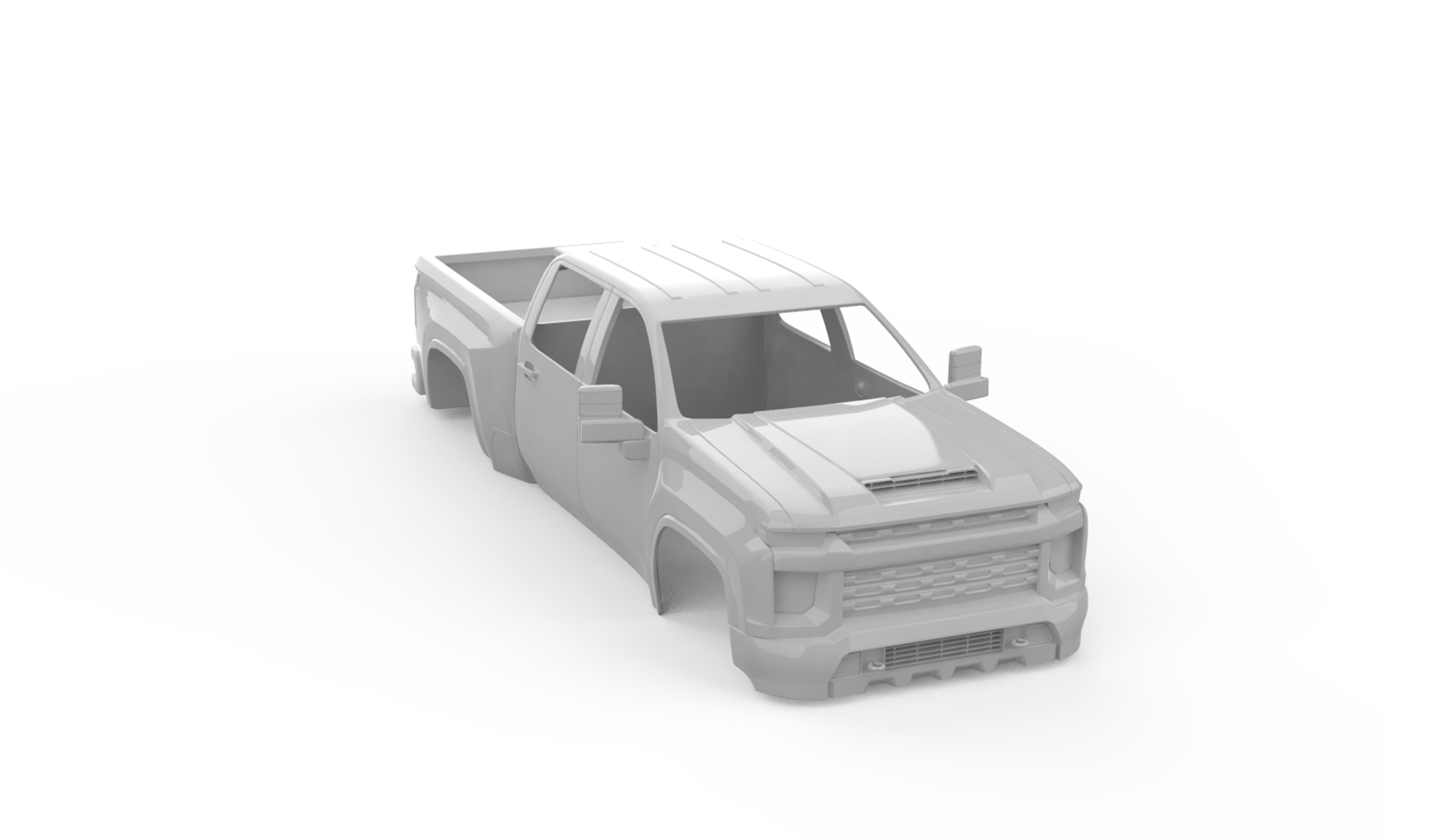 2022 Chevy Silverado 3500 3D model 3D printable | CGTrader
