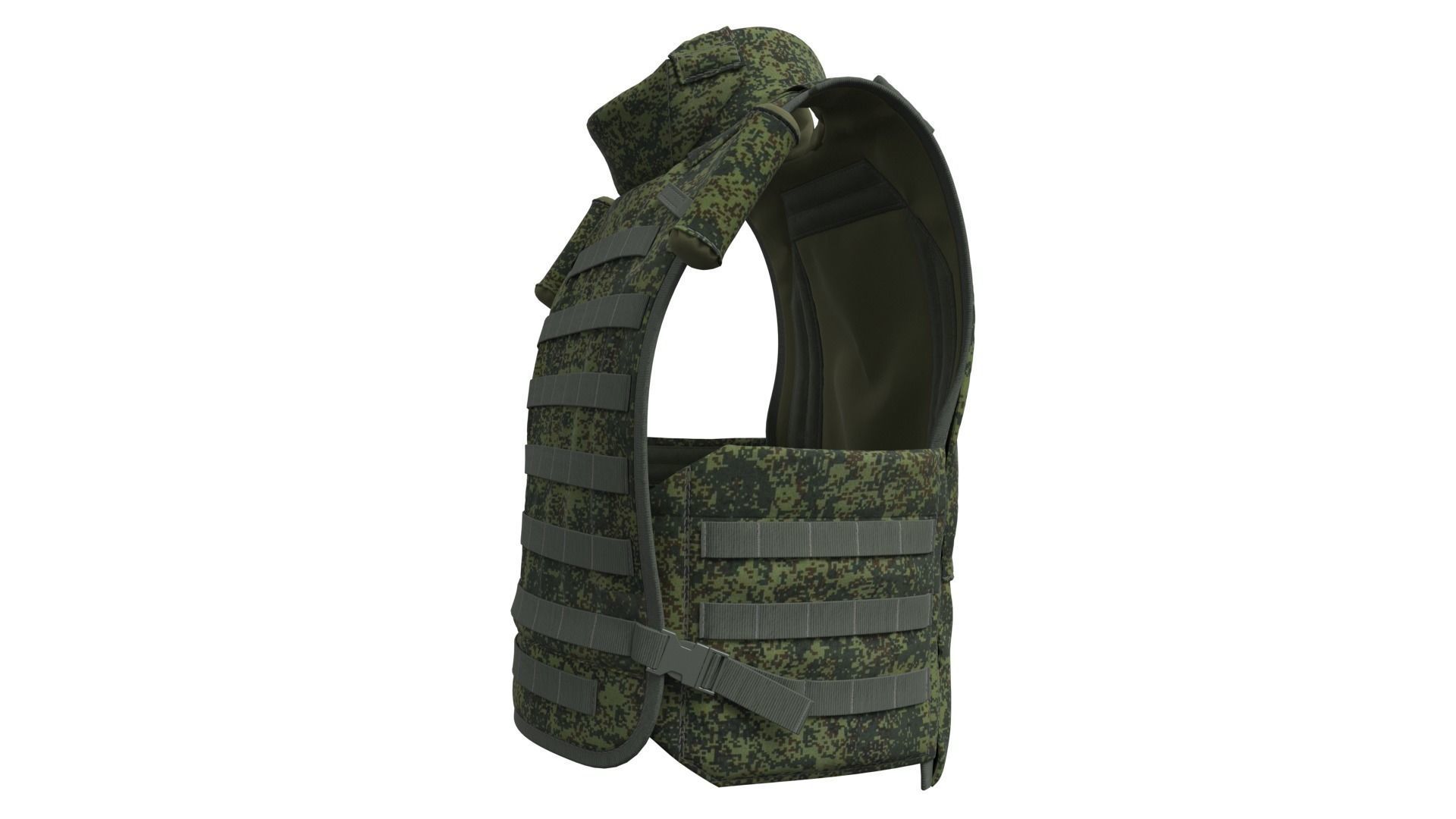 Russian Army Bulletproof Vest 6b45 Ratnik - Marvelous Designer 3D model ...