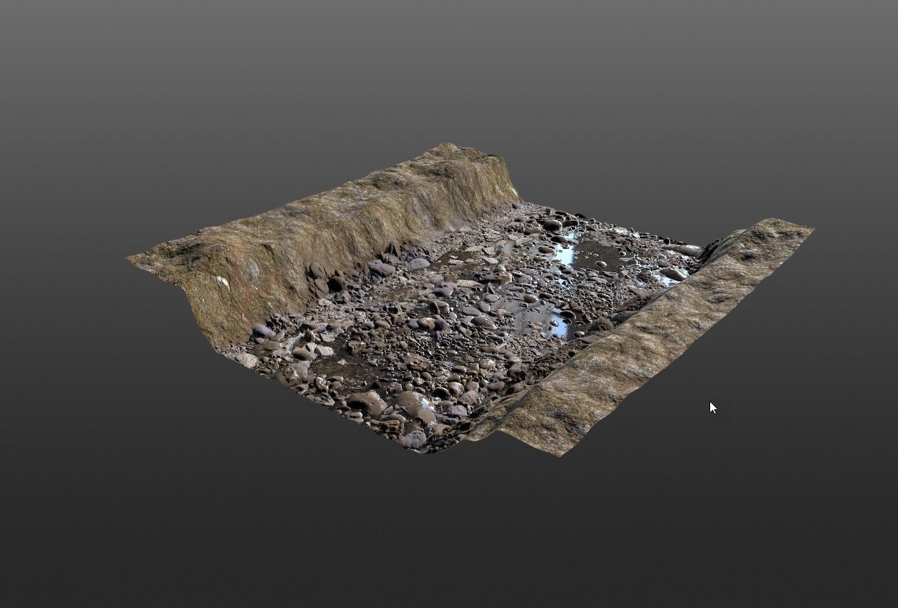 3D model Tailable Dirt Roads VR / AR / low-poly | CGTrader