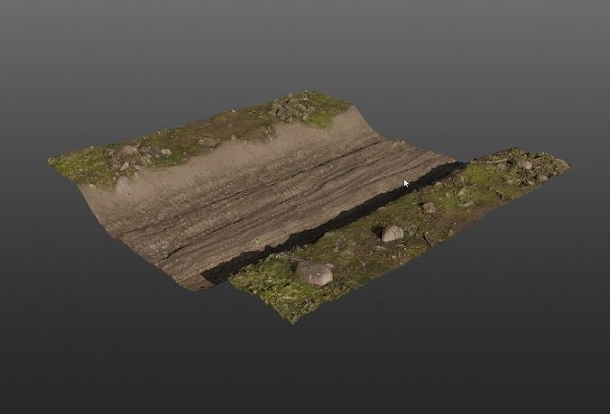 3D model Tailable Dirt Roads VR / AR / low-poly | CGTrader