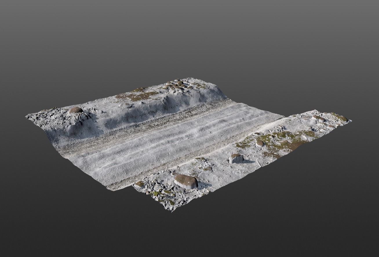 3D model Tailable Dirt Roads VR / AR / low-poly | CGTrader