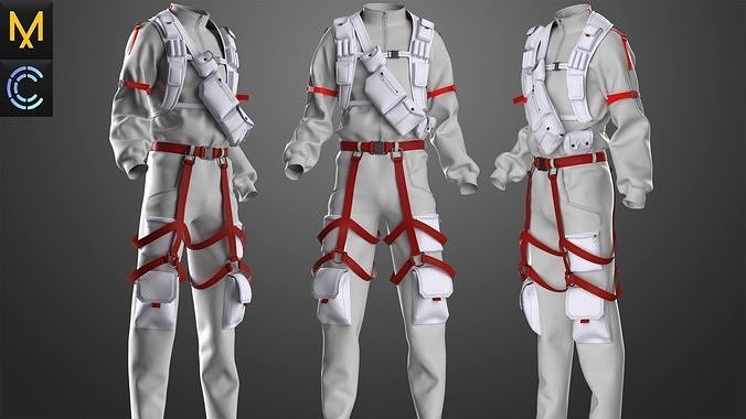 Outfit Male OBJ mtl FBX ZPRJ 3D model | CGTrader