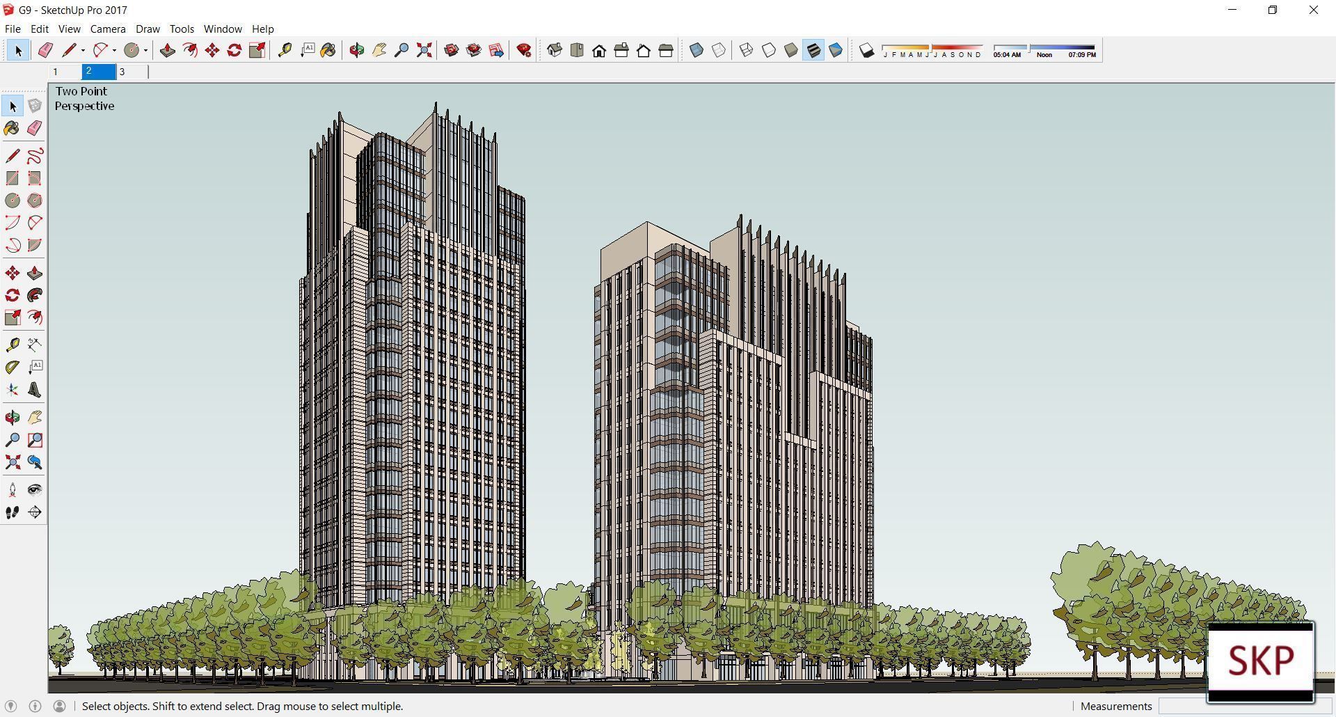 Sketchup Office building G9 3D model | CGTrader