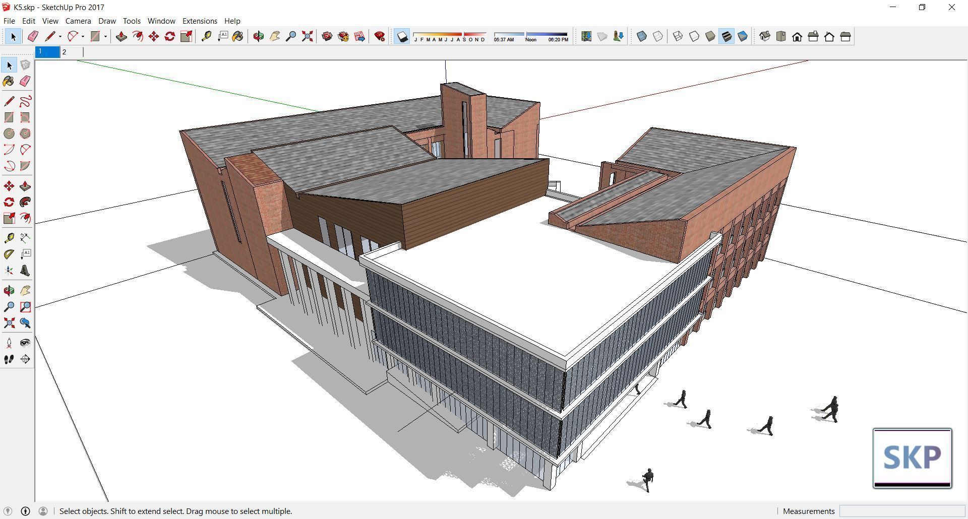 Sketchup Office building K5 3D model | CGTrader
