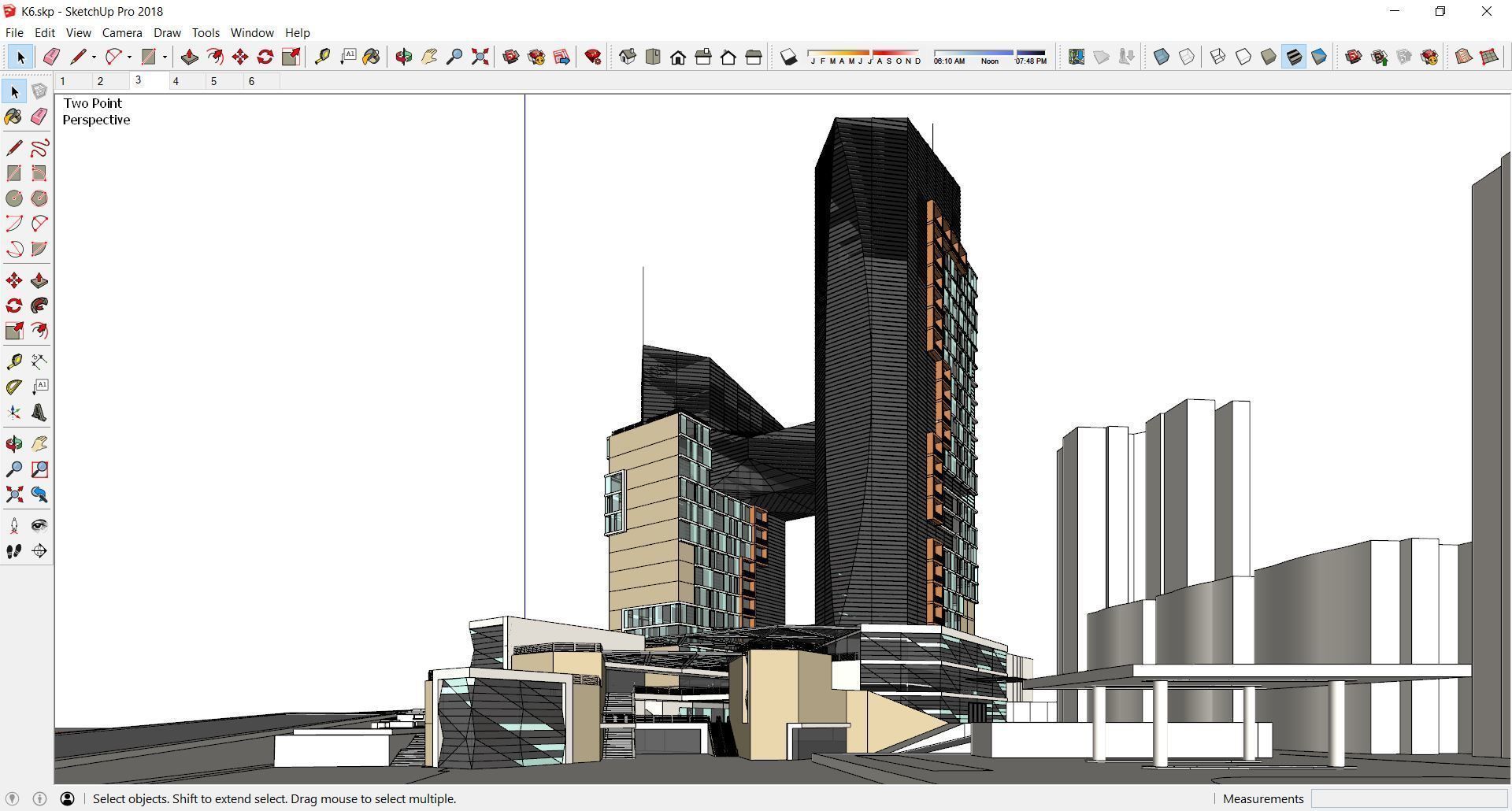 Sketchup Office building K6 3D model | CGTrader