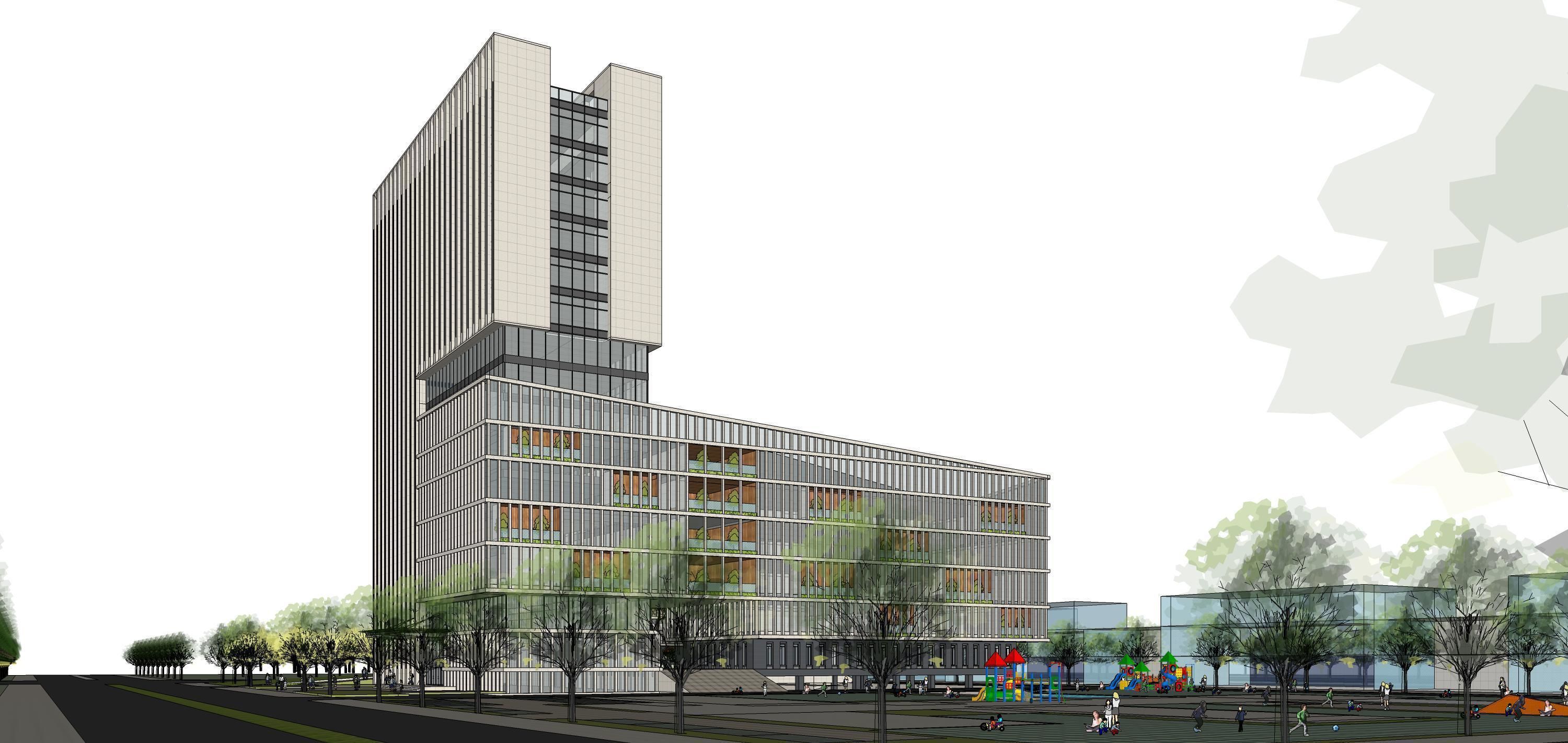 Sketchup Office building Q1 3D model | CGTrader