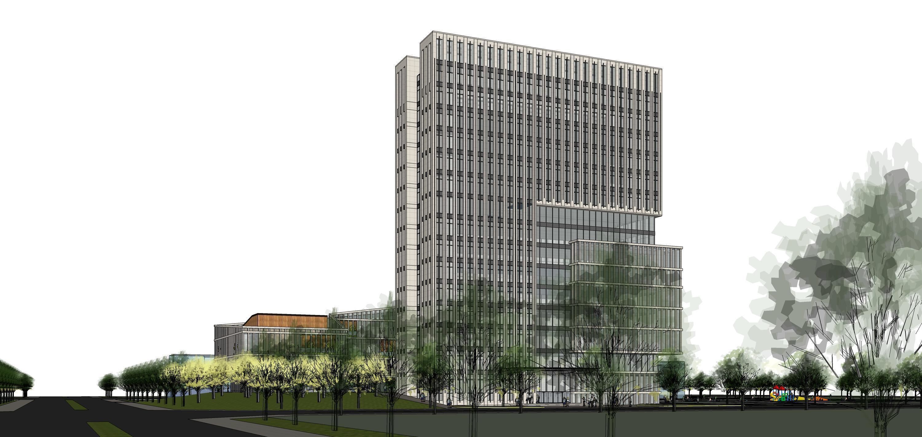 Sketchup Office building Q1 3D model | CGTrader