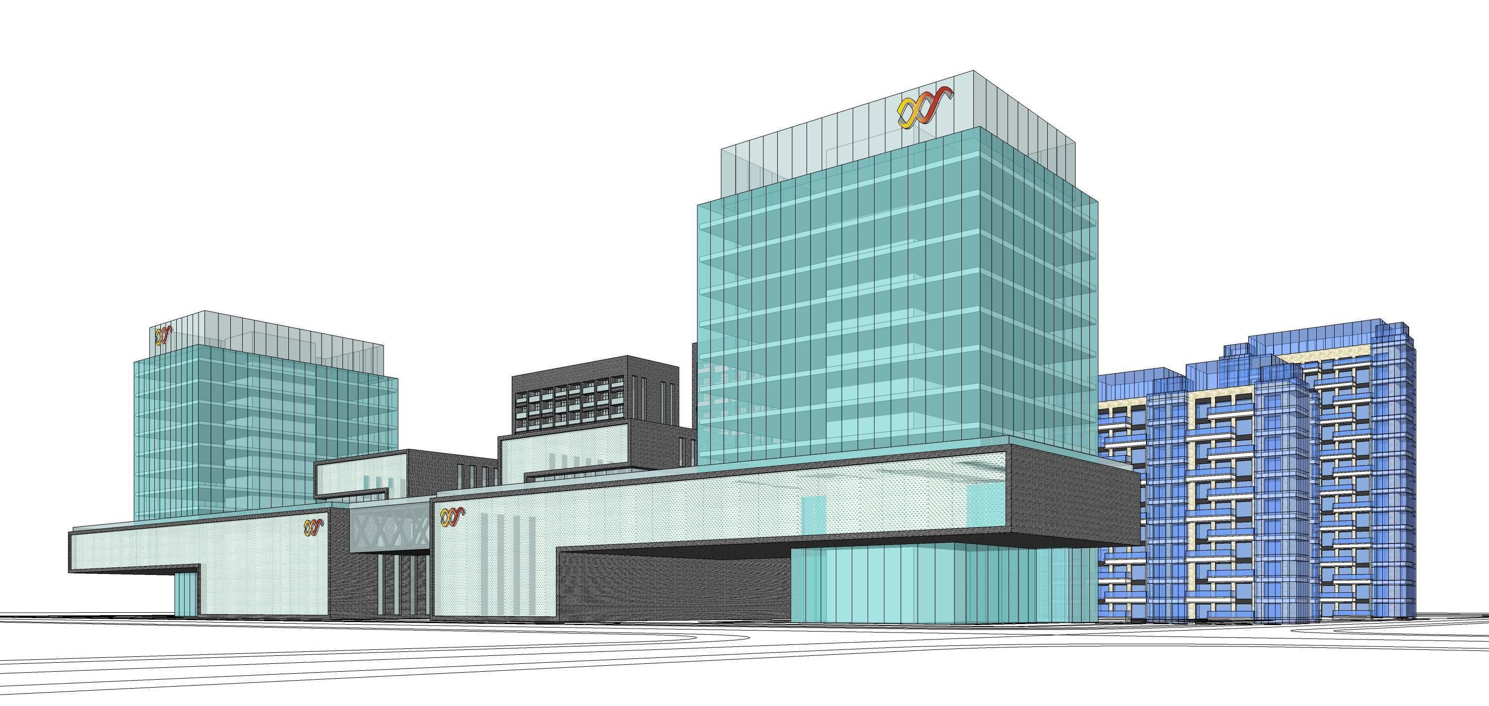 Sketchup Office building Q4 3D model | CGTrader
