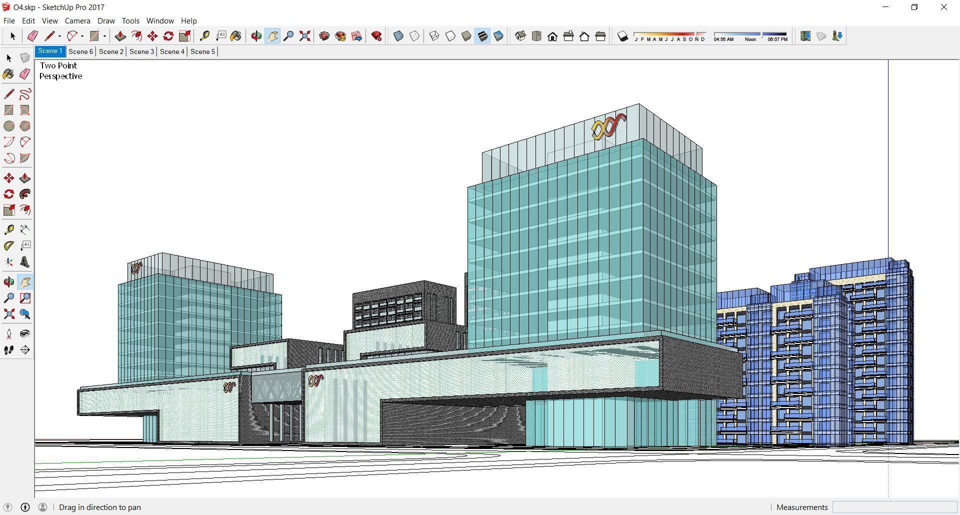 Sketchup Office building Q4 3D model | CGTrader