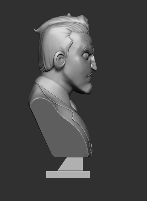 two faces batman animated series 3D model 3D printable | CGTrader