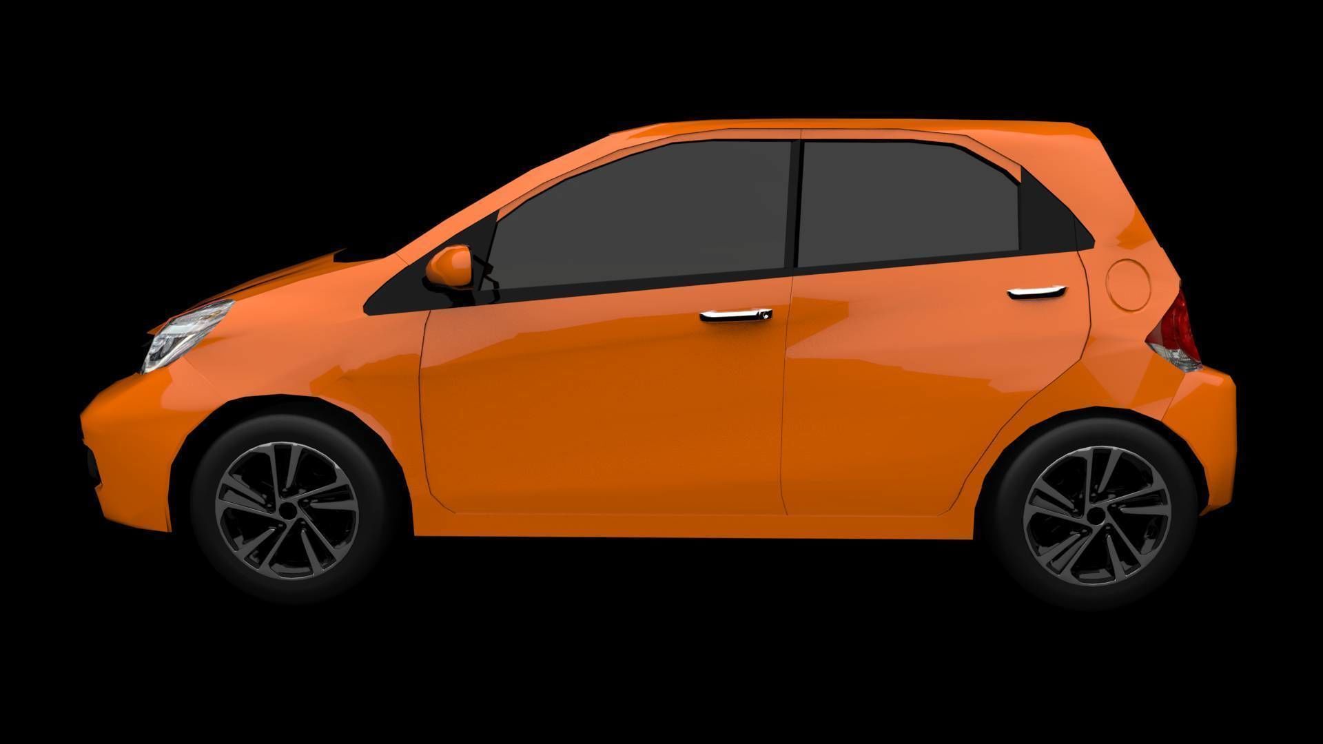 3D model 2016 HONDA BRIO RS Low Poly VR / AR / low-poly | CGTrader