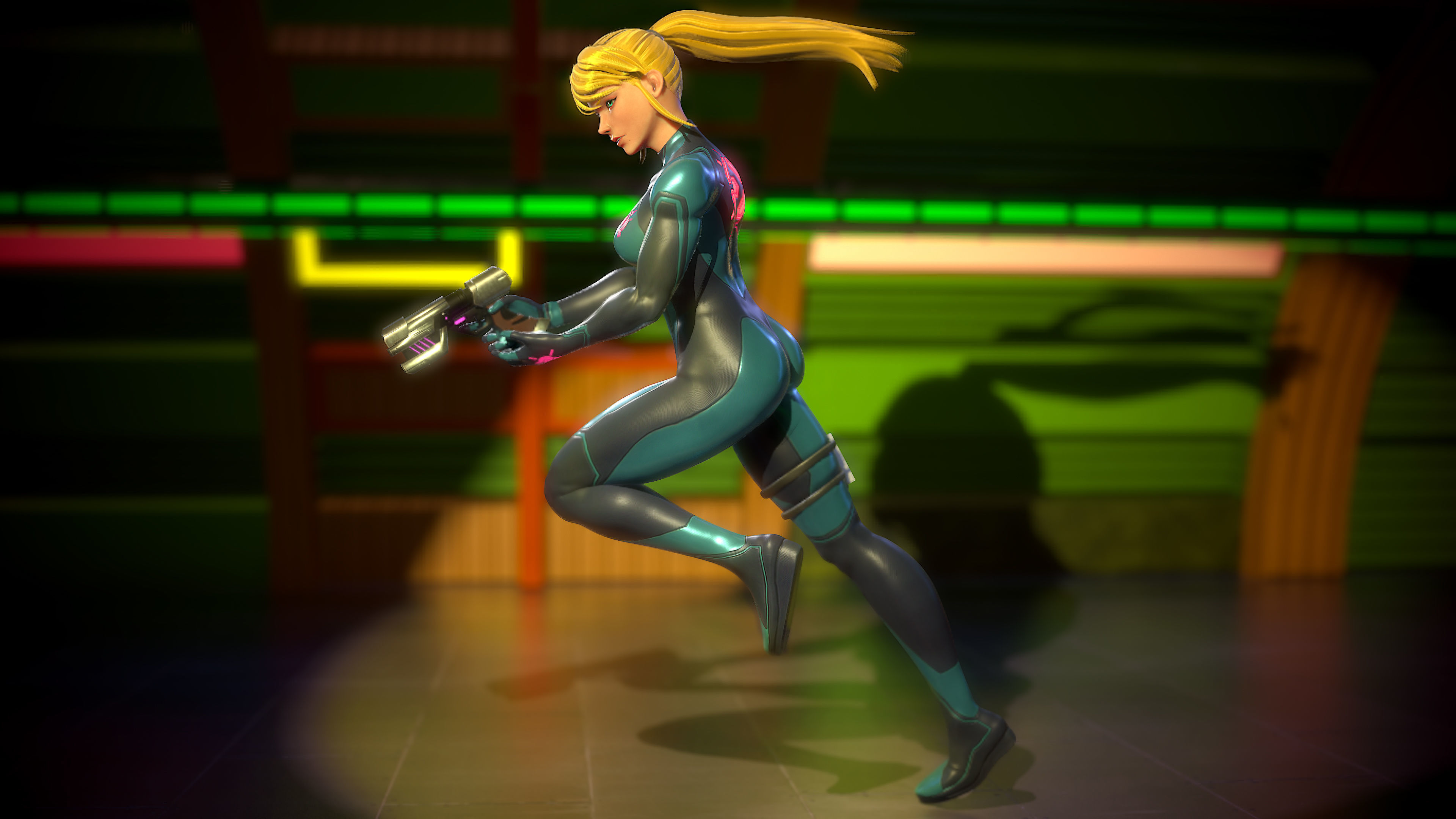 3D model Zero Suit Samus VR / AR / low-poly | CGTrader
