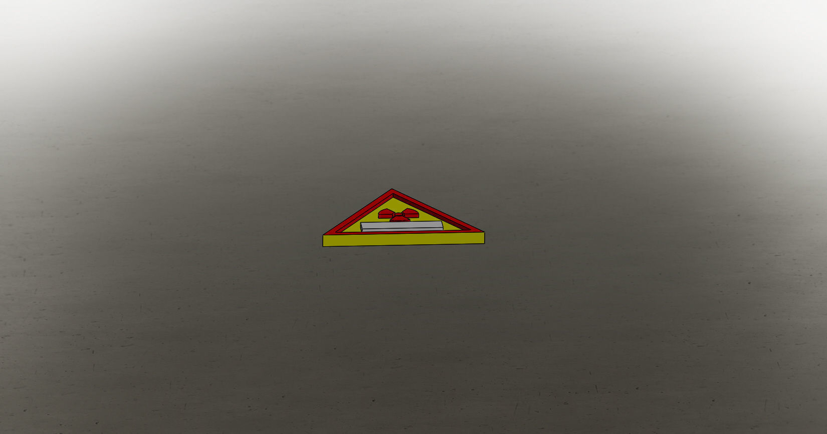 Radiation sign GOST 3D model 3D printable | CGTrader