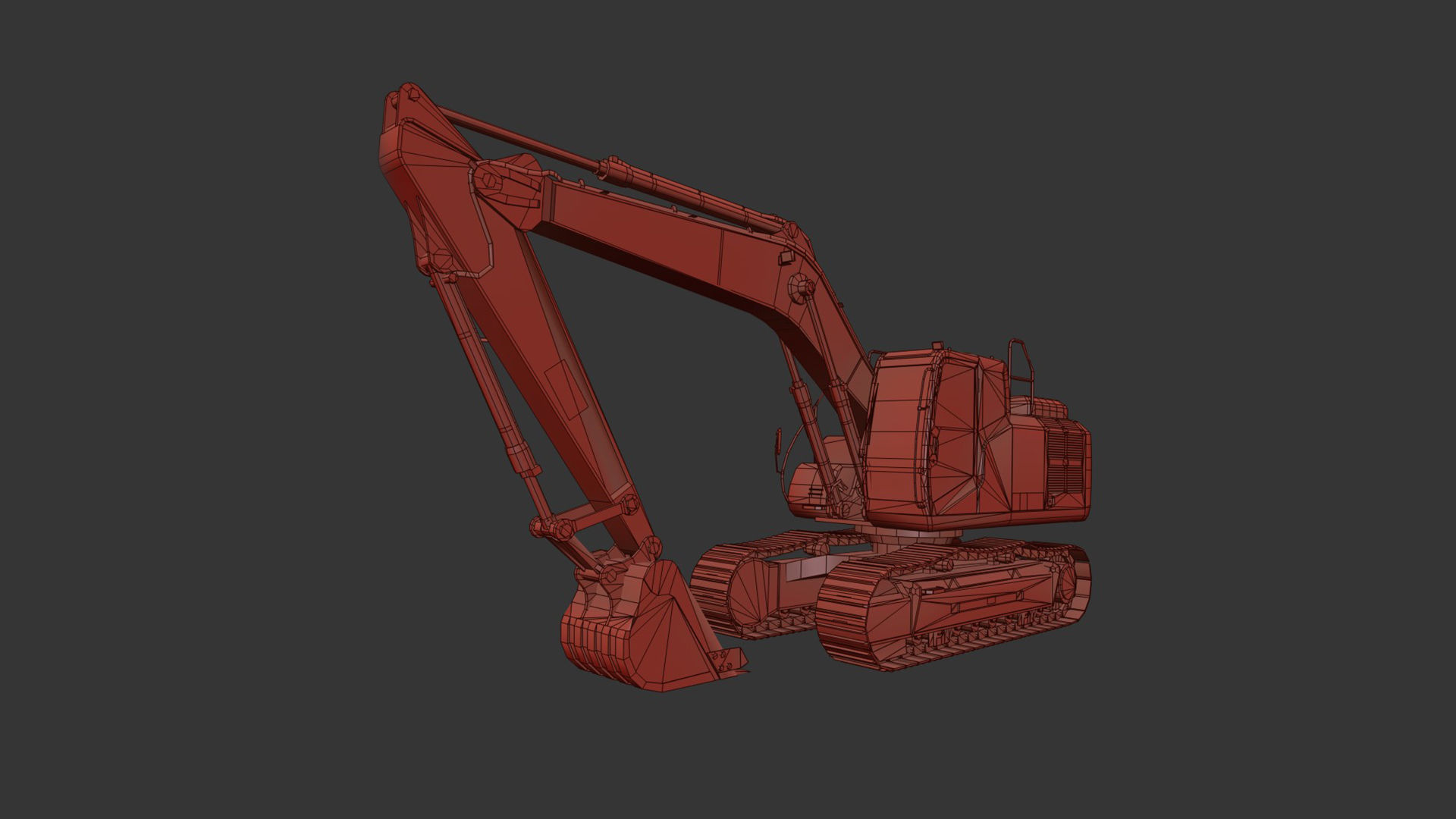 3D model Excavator VR / AR / low-poly | CGTrader