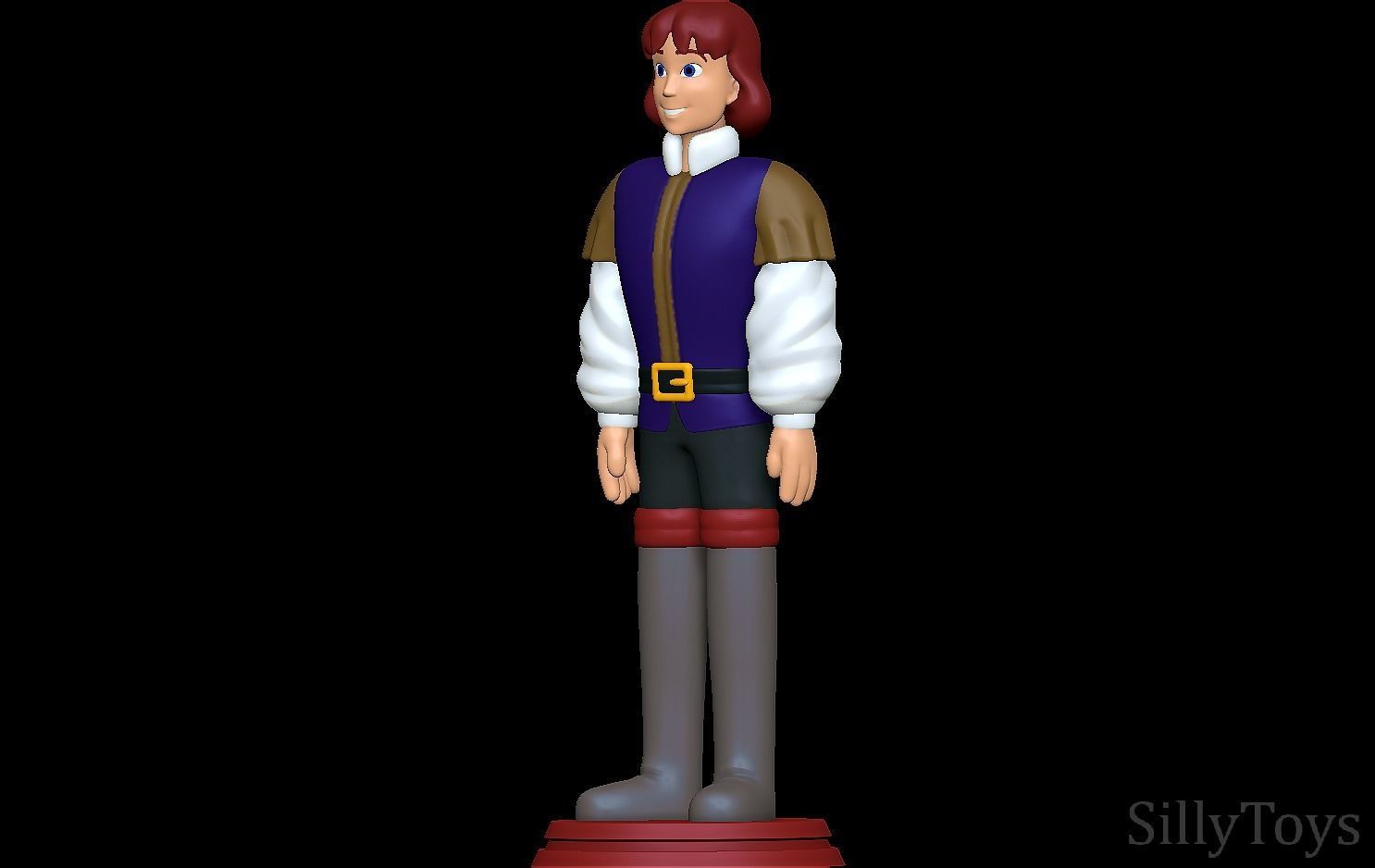 Prince Derek - The Swan Princess 3D model 3D printable | CGTrader