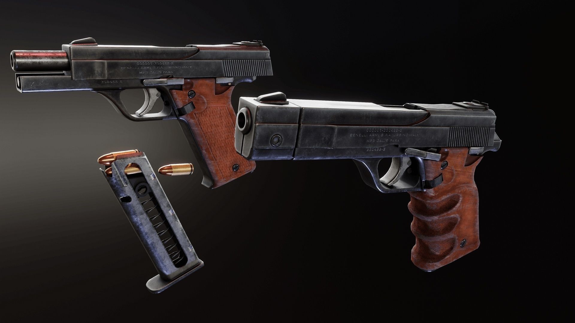 3D model Benelli MP3 B76 series VR / AR / low-poly | CGTrader