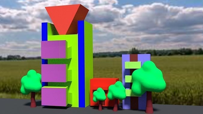 Street imaginary 3D model | CGTrader