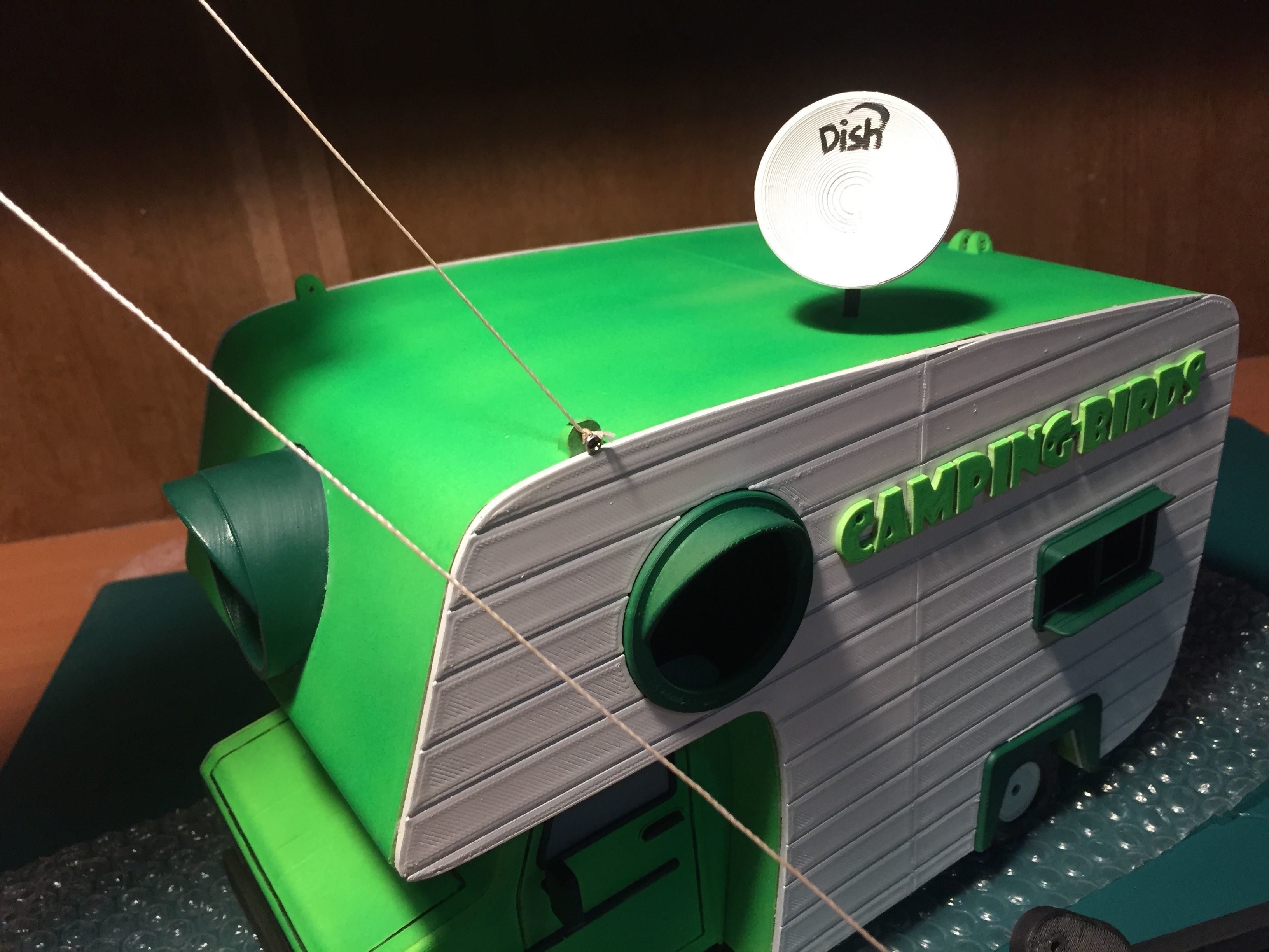 BIRD HOUSE CAMPER VAN MODEL 3D model 3D printable | CGTrader