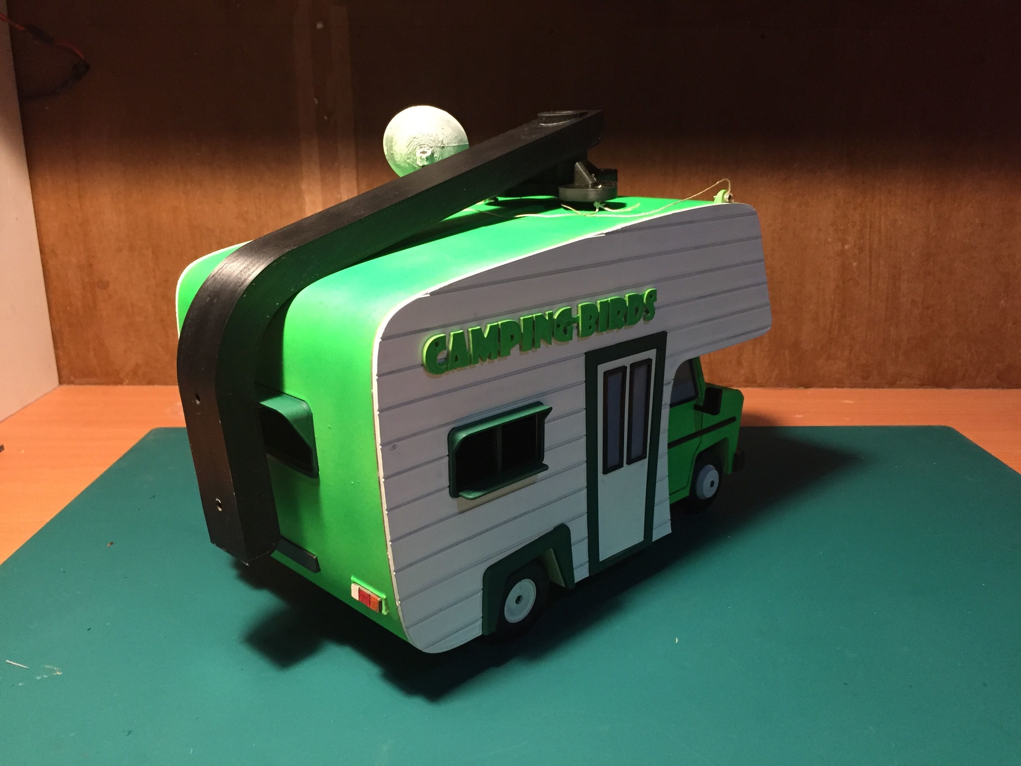 BIRD HOUSE CAMPER VAN MODEL 3D model 3D printable | CGTrader
