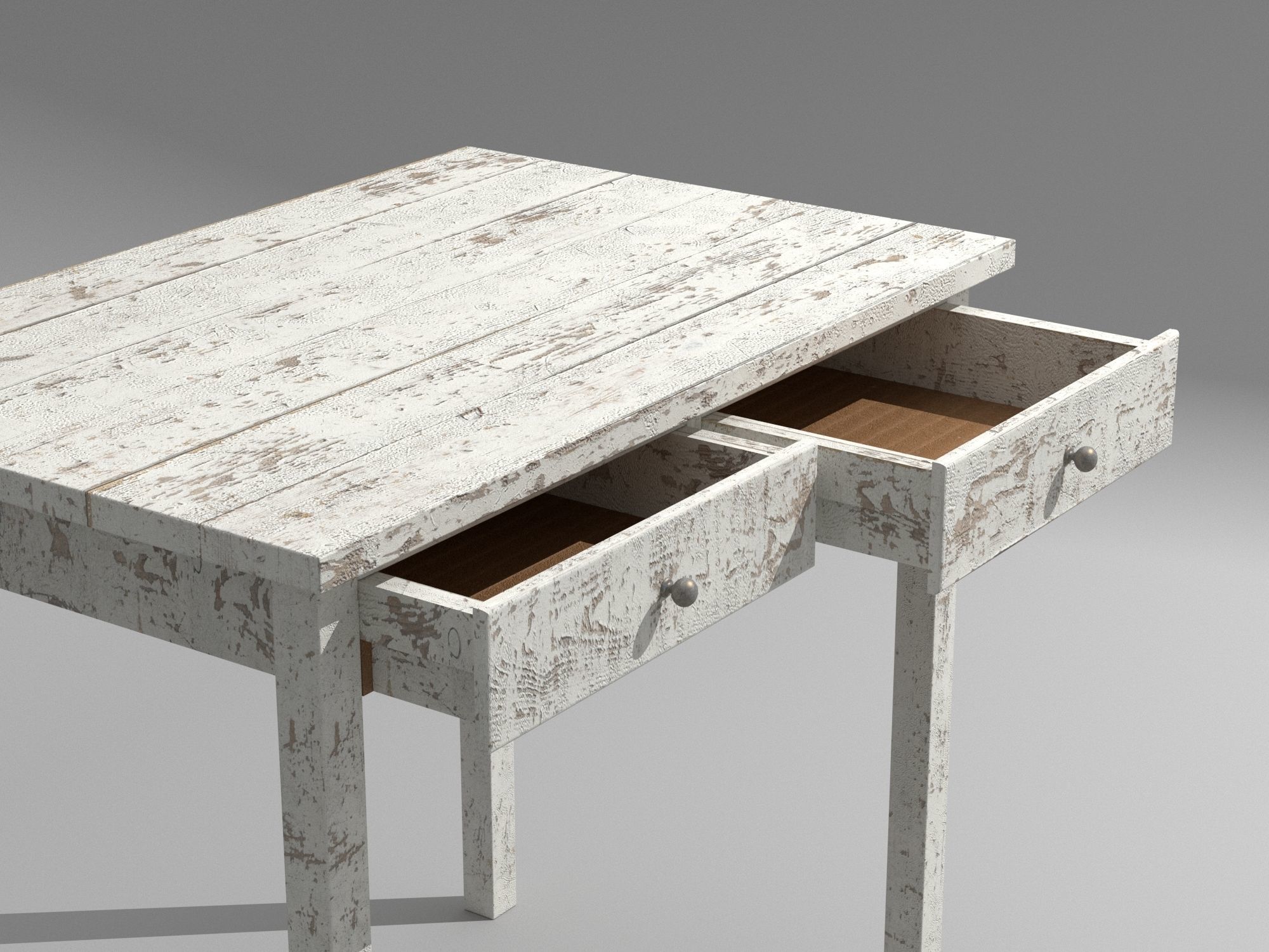 Olden Table free 3D model | CGTrader
