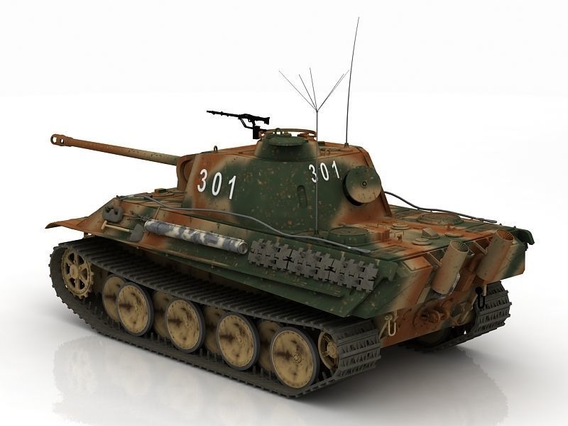 3D Panzer 2 Tank model 3D model | CGTrader