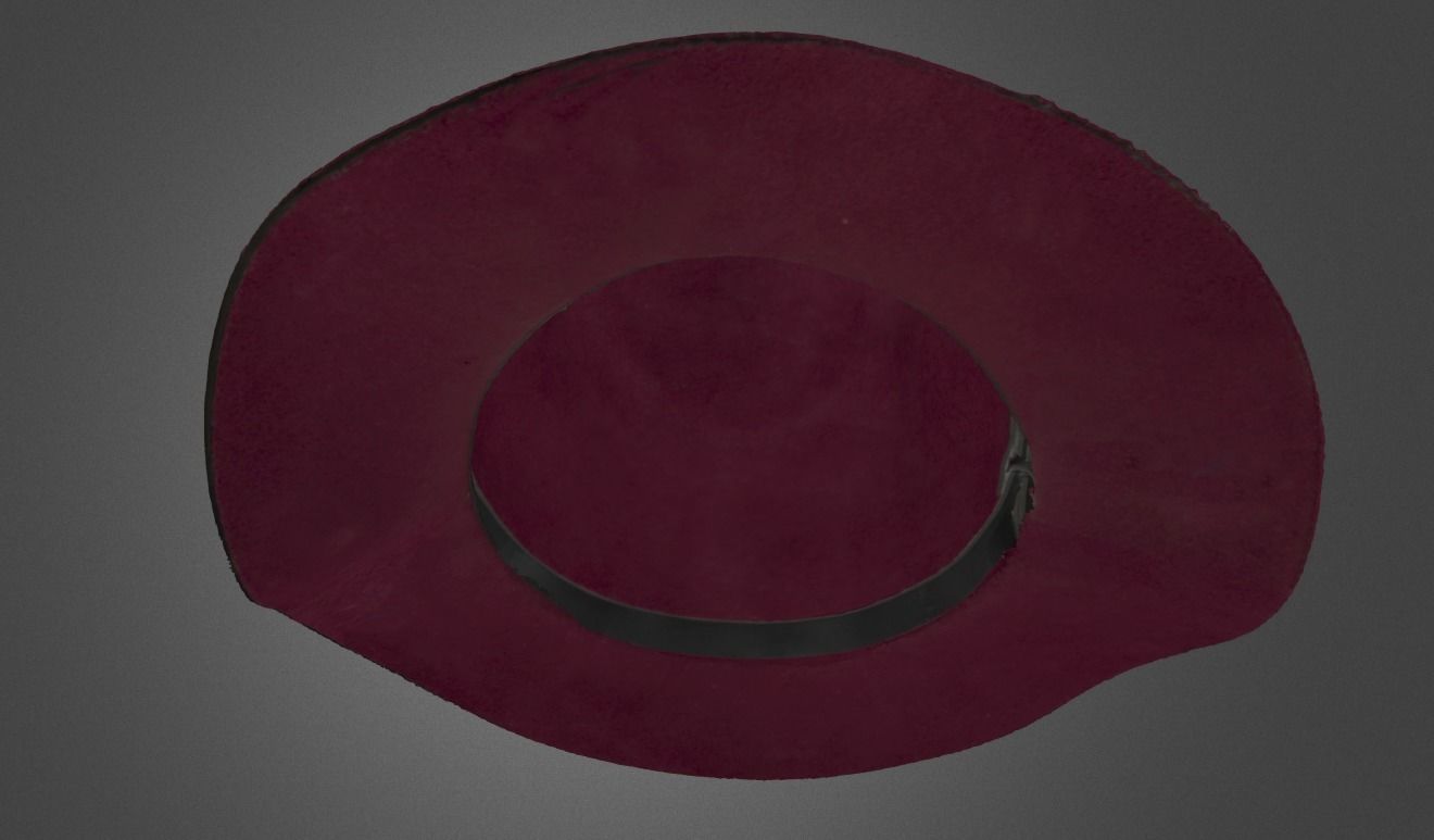 red hat fashion 3D model | CGTrader