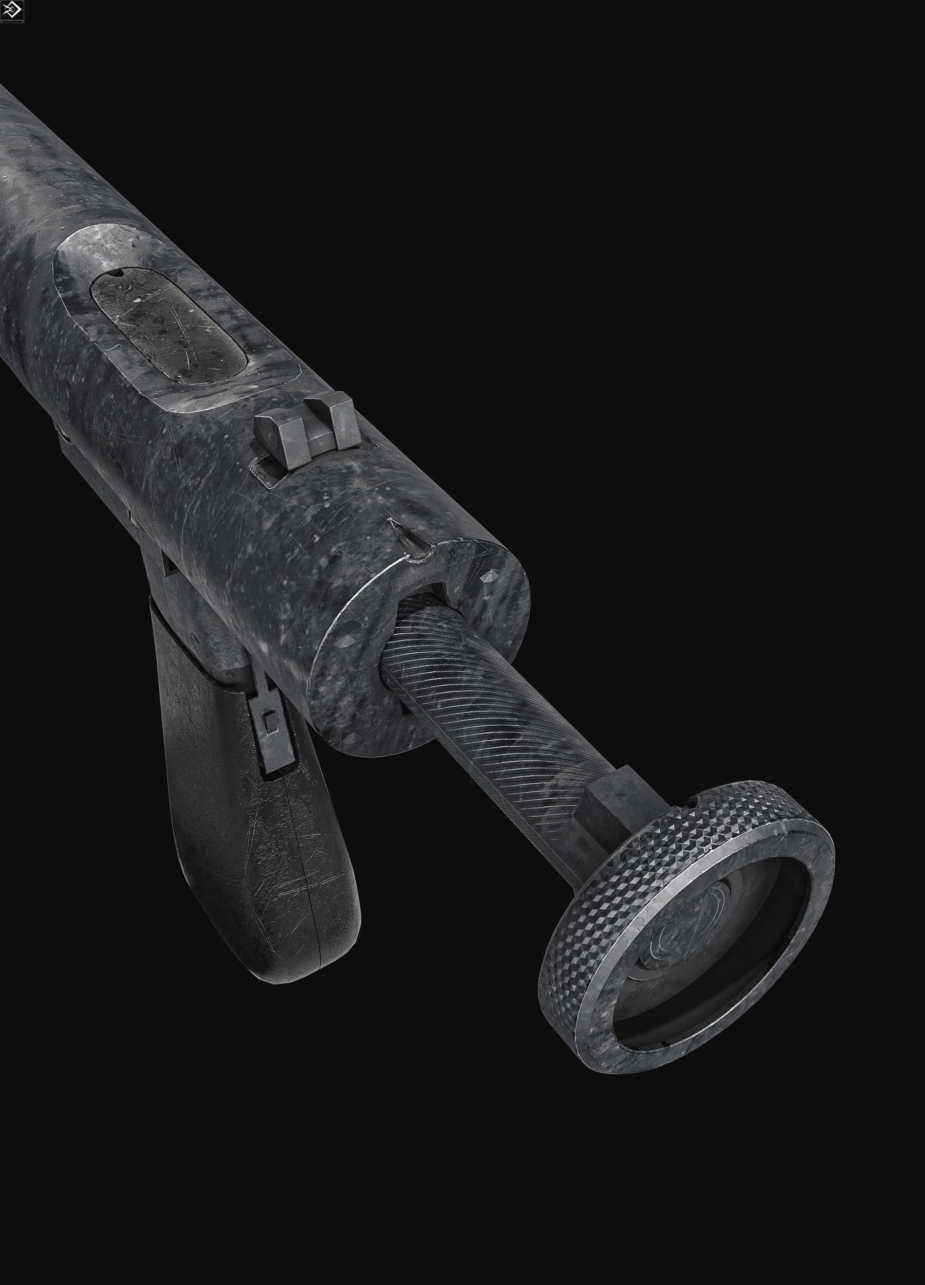 3D model Welrod Mk II Suppressed Pistol VR / AR / low-poly | CGTrader